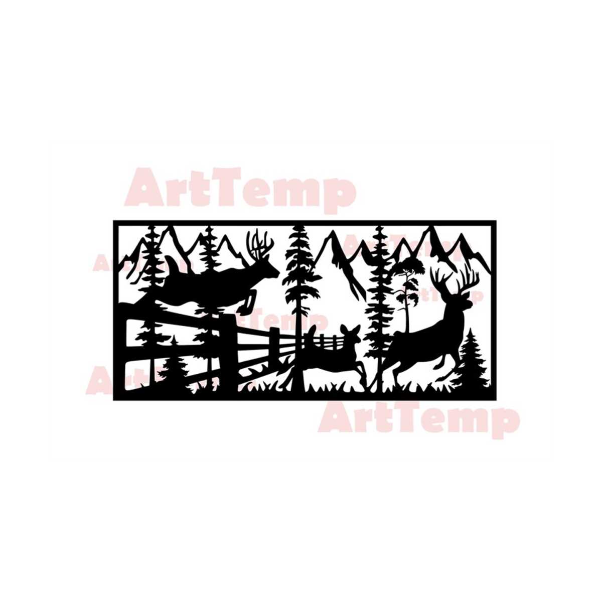 Deer DXF, Animals SVG cut file, svg for cricut, dxf for lase - Inspire ...