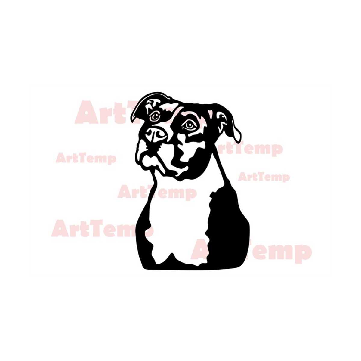 Staffordshire Bull Terrier SVG, Dog dxf cut file, pet for cr | Inspire ...