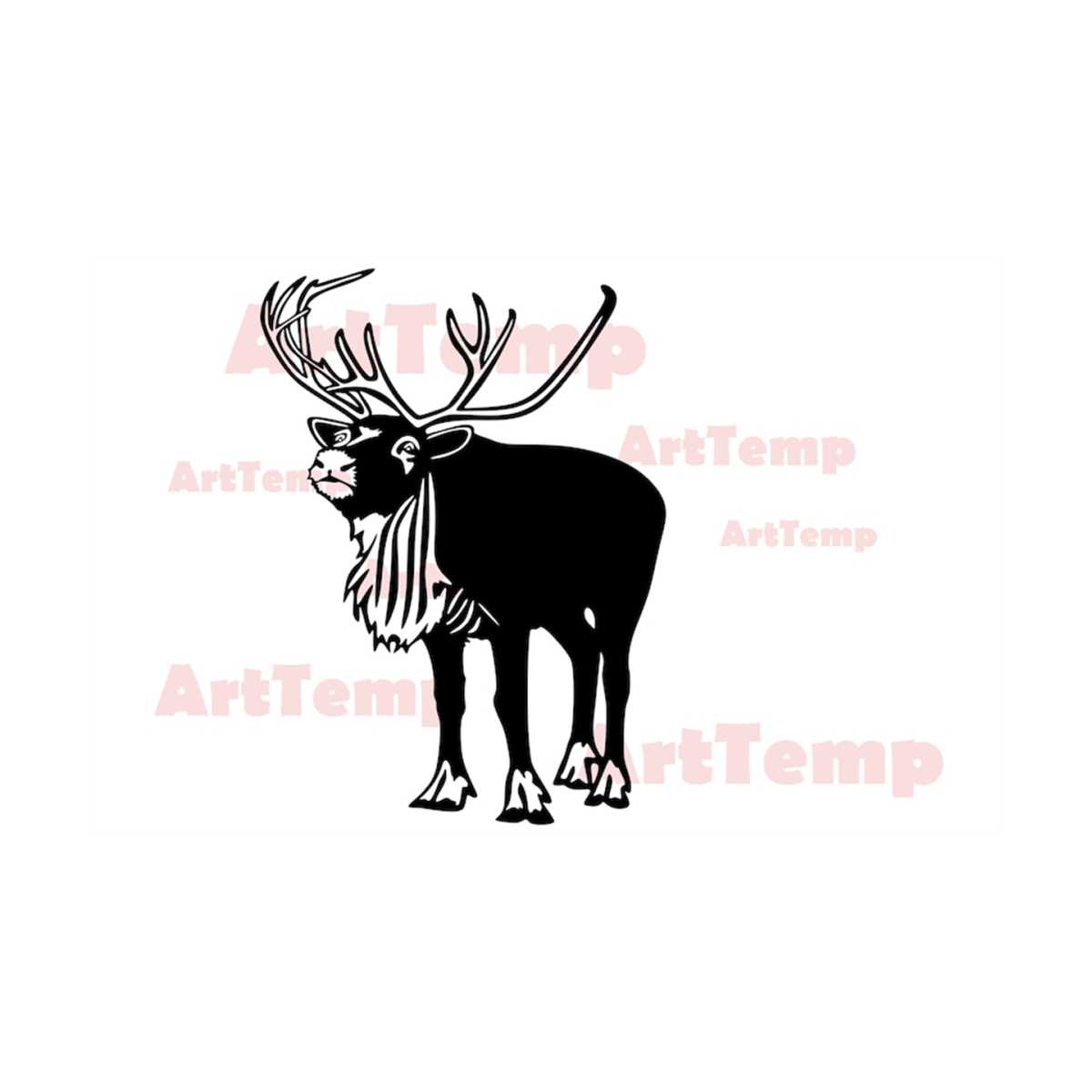 Reindeer svg, Animals DXF cut file, svg for cricut, dxf for | Inspire ...