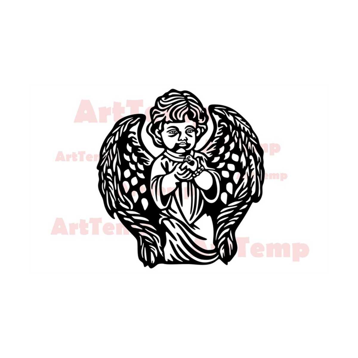 Angel SVG, angel laser cut, Peace Support SVG laser decor, s | Inspire ...