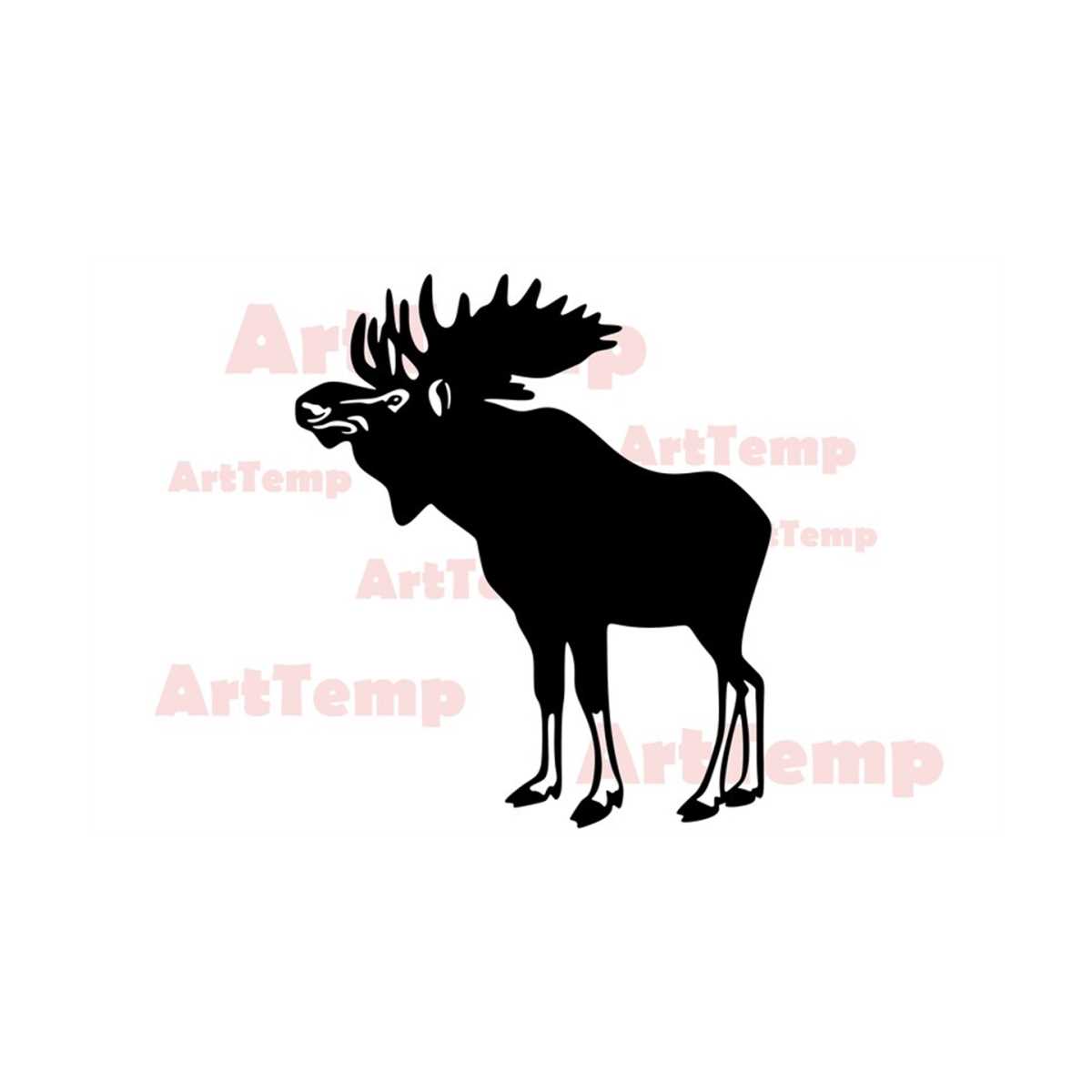 Wildlife Moose DXF, Animals cut file laser, dxf for plasma, | Inspire ...