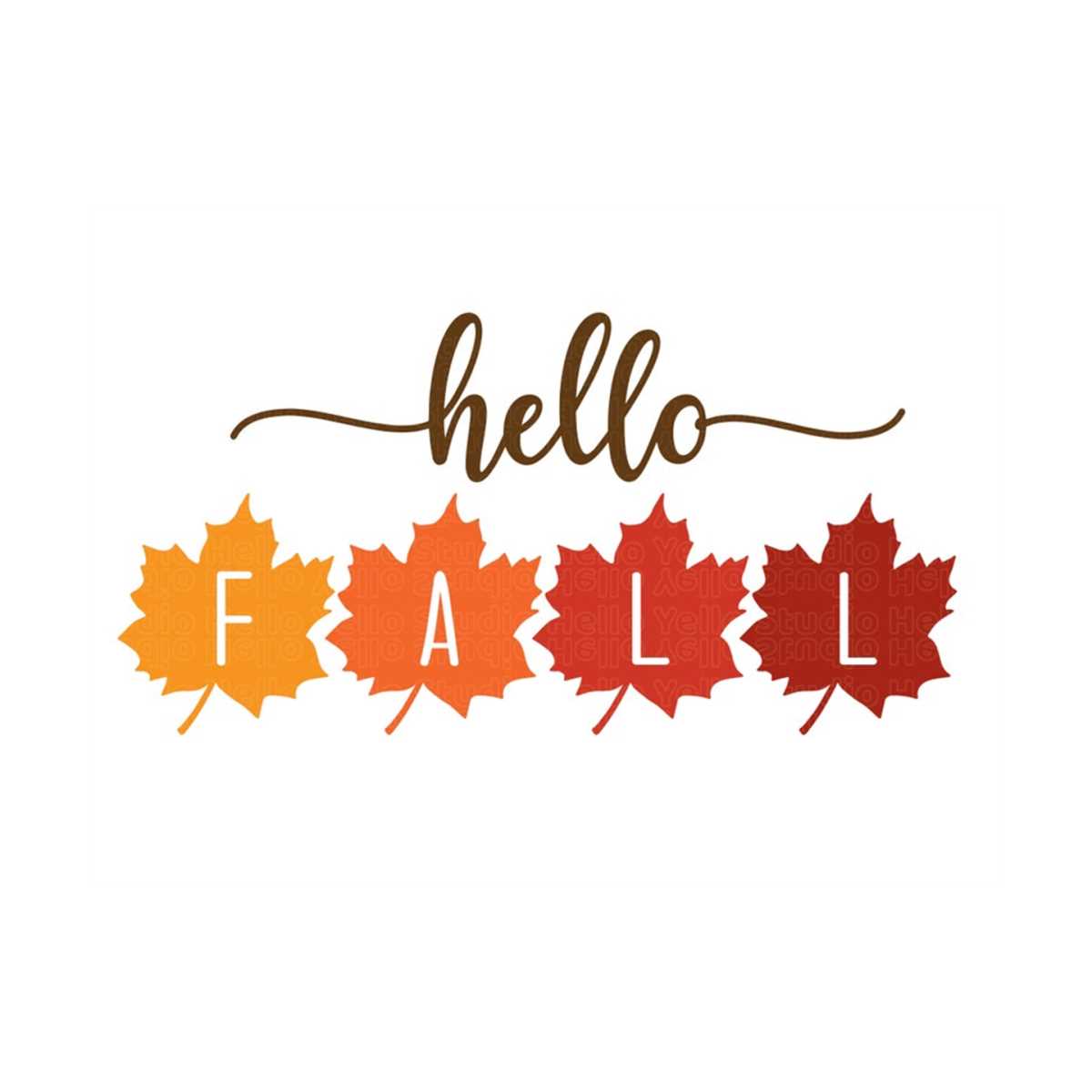 Hello Fall Svg, Fall svg, Fall Door Sign svg, Fall leaves sv | Inspire ...
