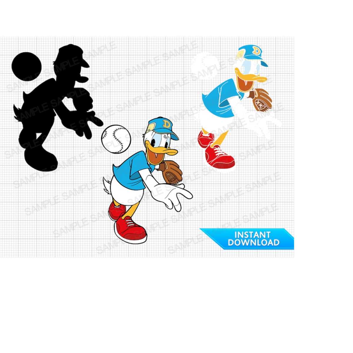 Baseball SVG Duck SVG Duck Baseball SVG File Duck Baseball C | Inspire ...