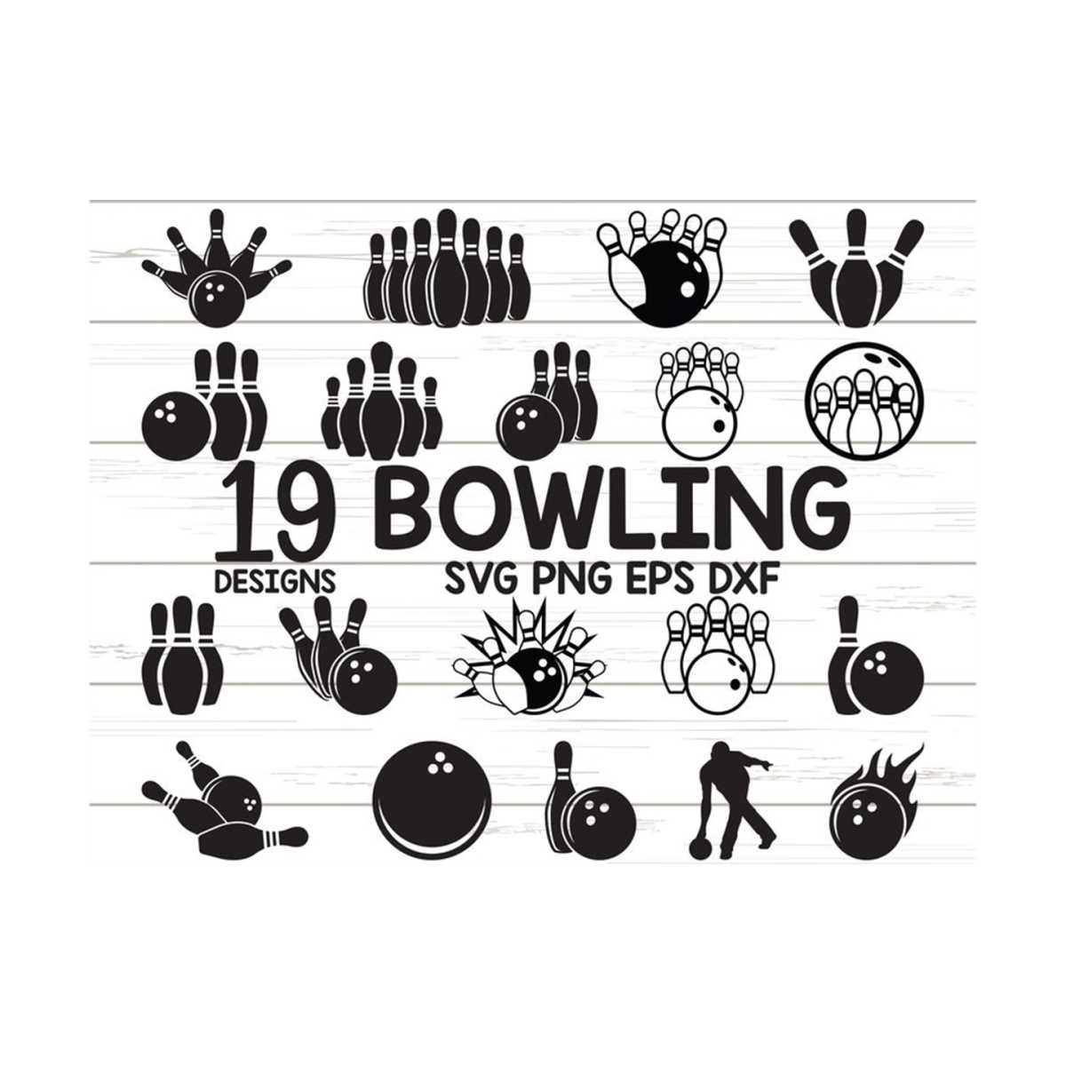 Bowling SVG/ Cricut/ Silhouette Cameo/ Bowling Clipart/ Cut | Inspire ...