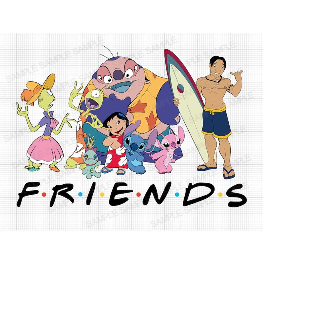 Lilo and Stitch SVG Lilo and Stitch Friends SVG Friends Stit | Inspire ...
