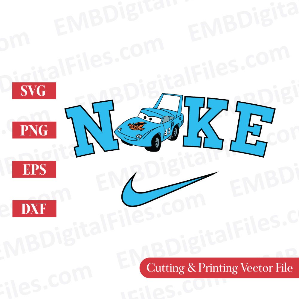 Nike Swoosh Strip the King weather SVG for Cricut - Inspire Uplift