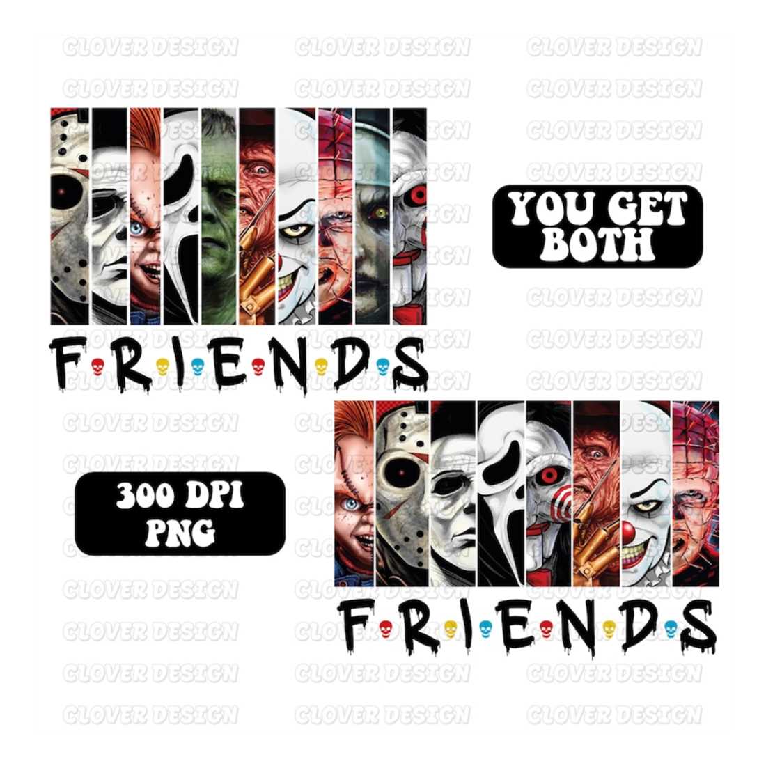 Halloween Sublimation Design, Horror Png, Horror characters, | Inspire ...