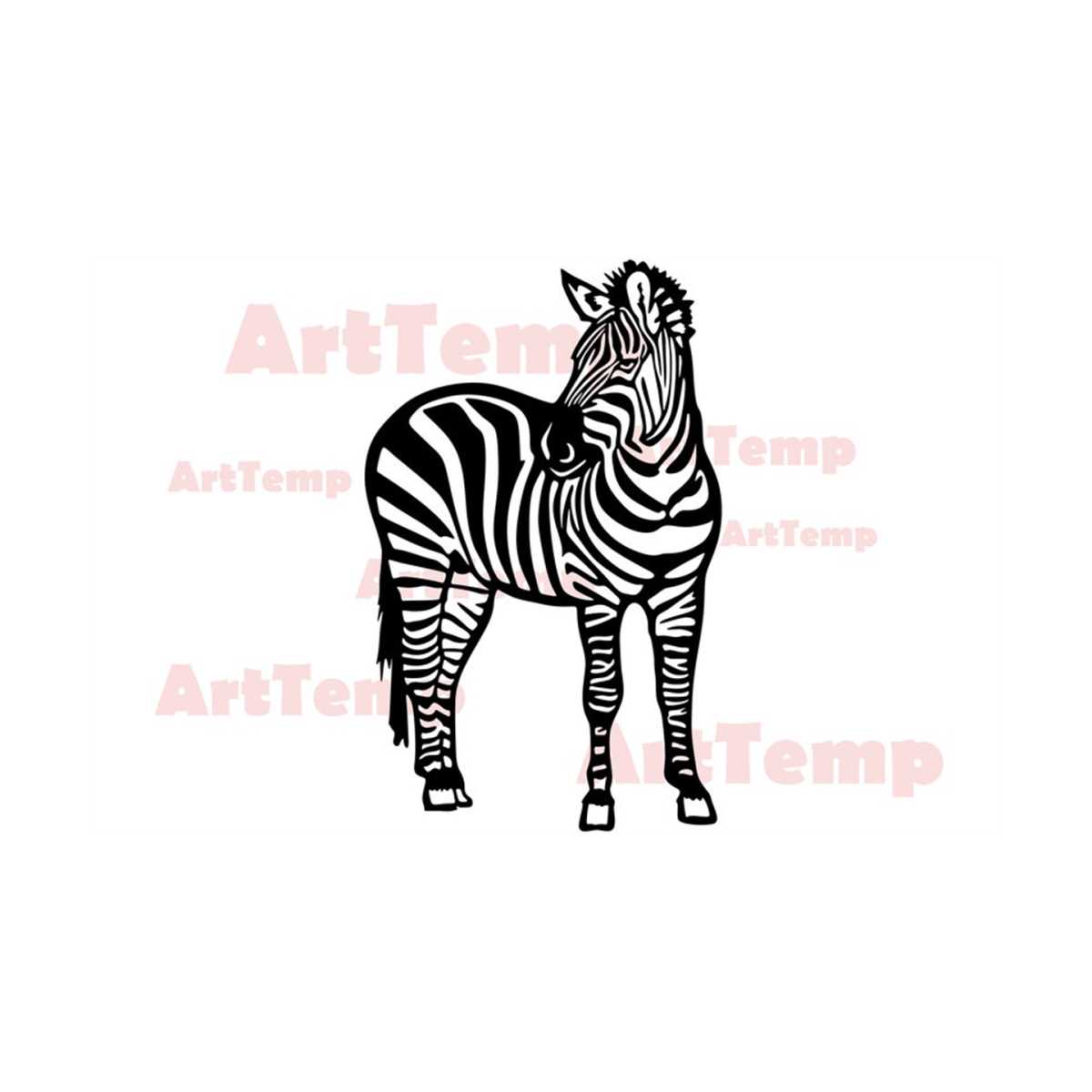 Zebra DXF, Safari Animals SVG cut file, svg for cricut, dxf | Inspire ...