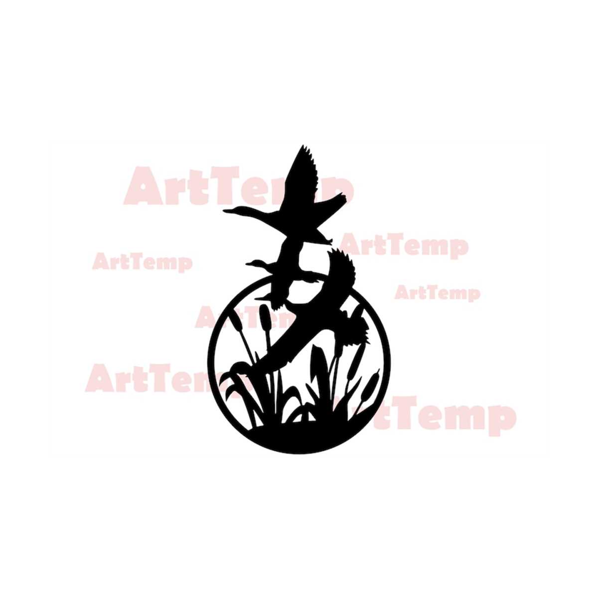 Duck scene DXF, Duck SVG cut file, svg for cricut, dxf for l | Inspire ...