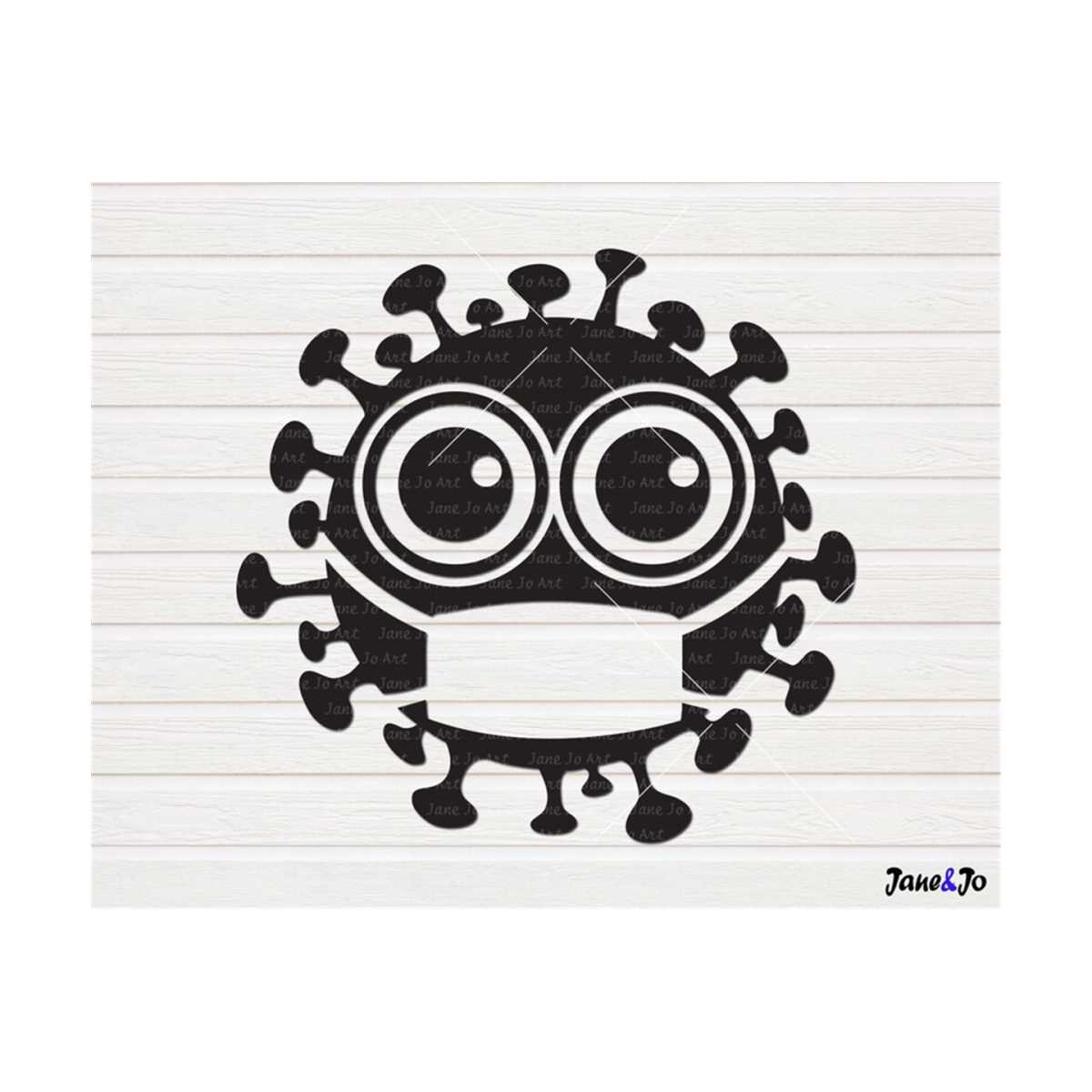Virus SVG, Social Distancing Svg,Quarantine SVG,Virus with m | Inspire ...