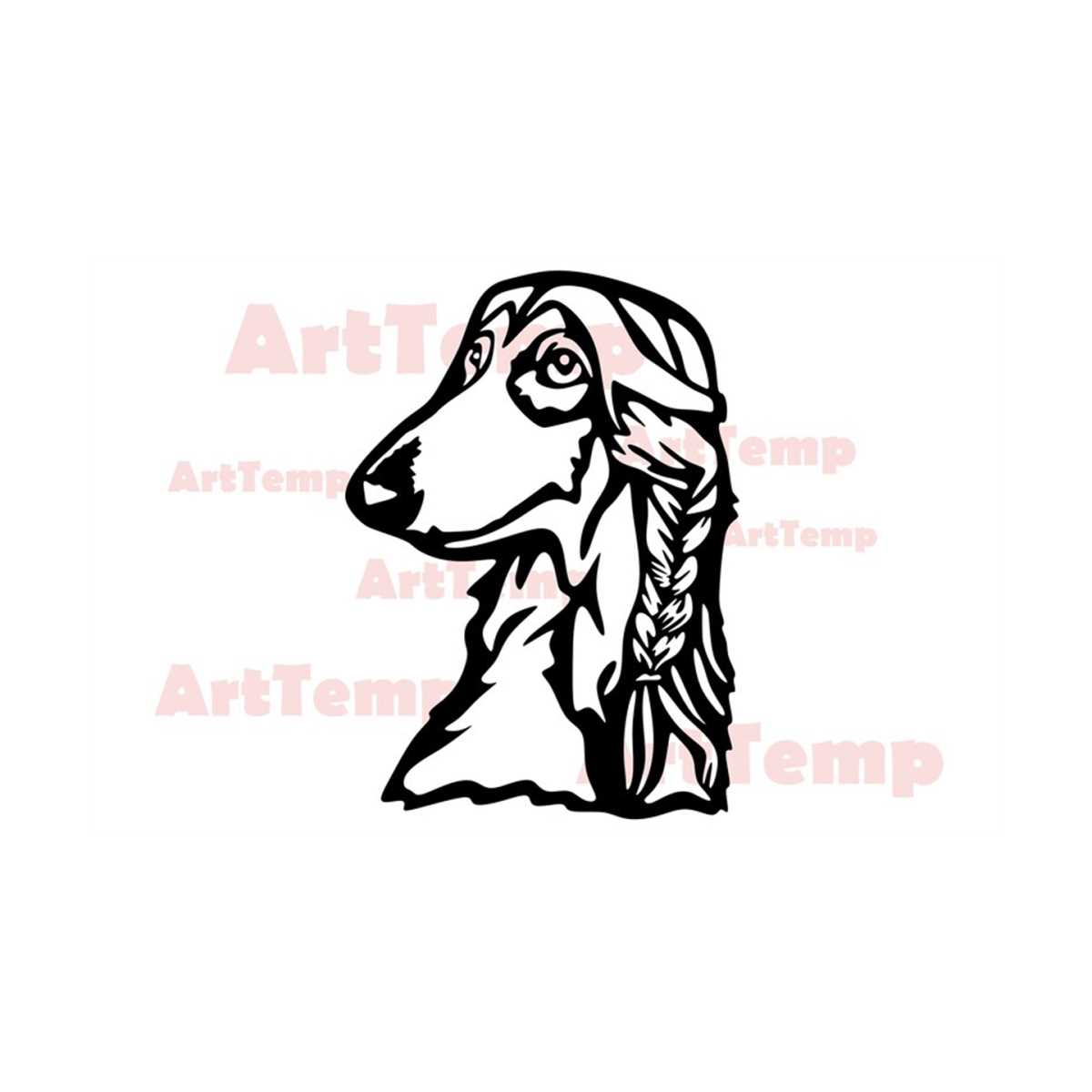 Afghan hounds SVG, Dog dxf cut file, pet svg for cricut, dxf - Inspire ...