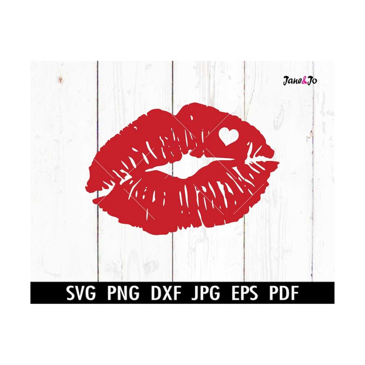 Lips SVG,Lips PNG Clipart Vector DXF circut files Valentines | Inspire ...