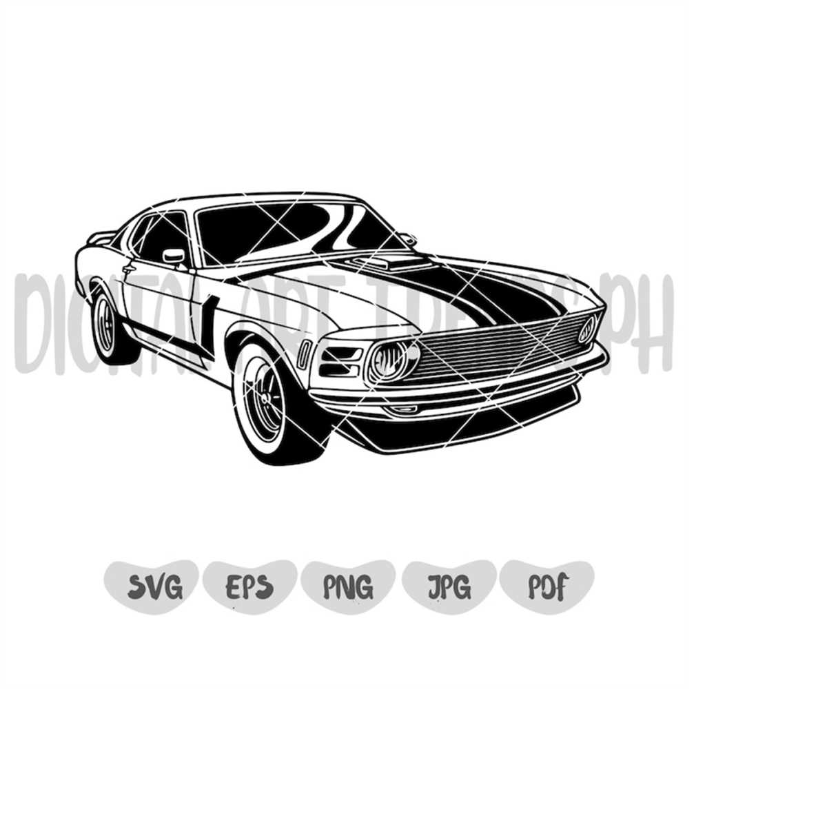 muscle cars svg - Inspire Uplift