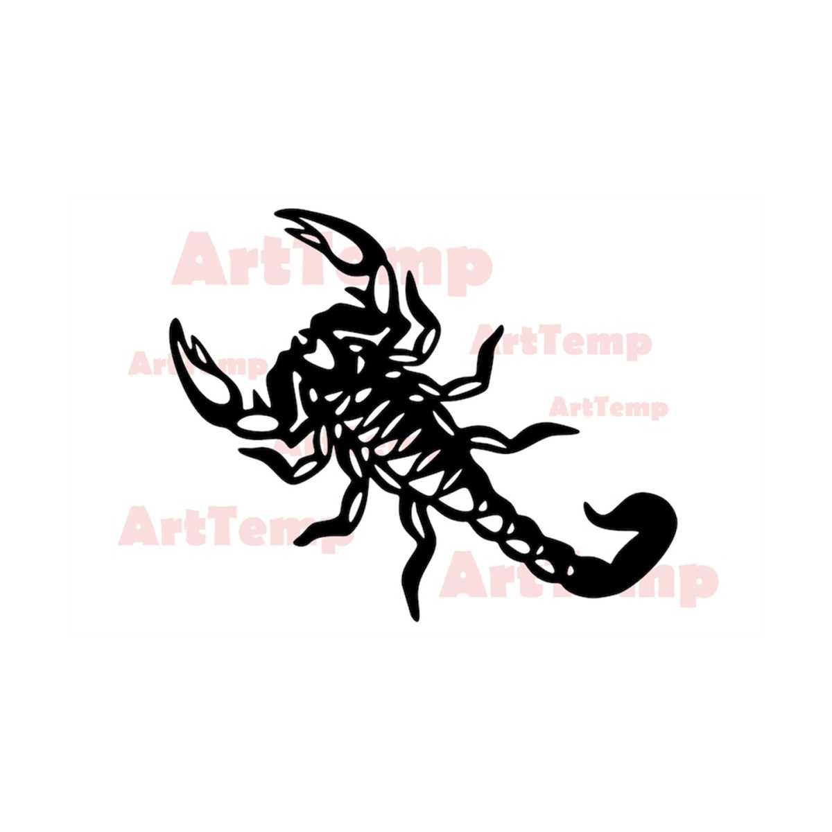 Scorpio Clipart SVG cut file, svg for cricut, dxf for laser | Inspire ...