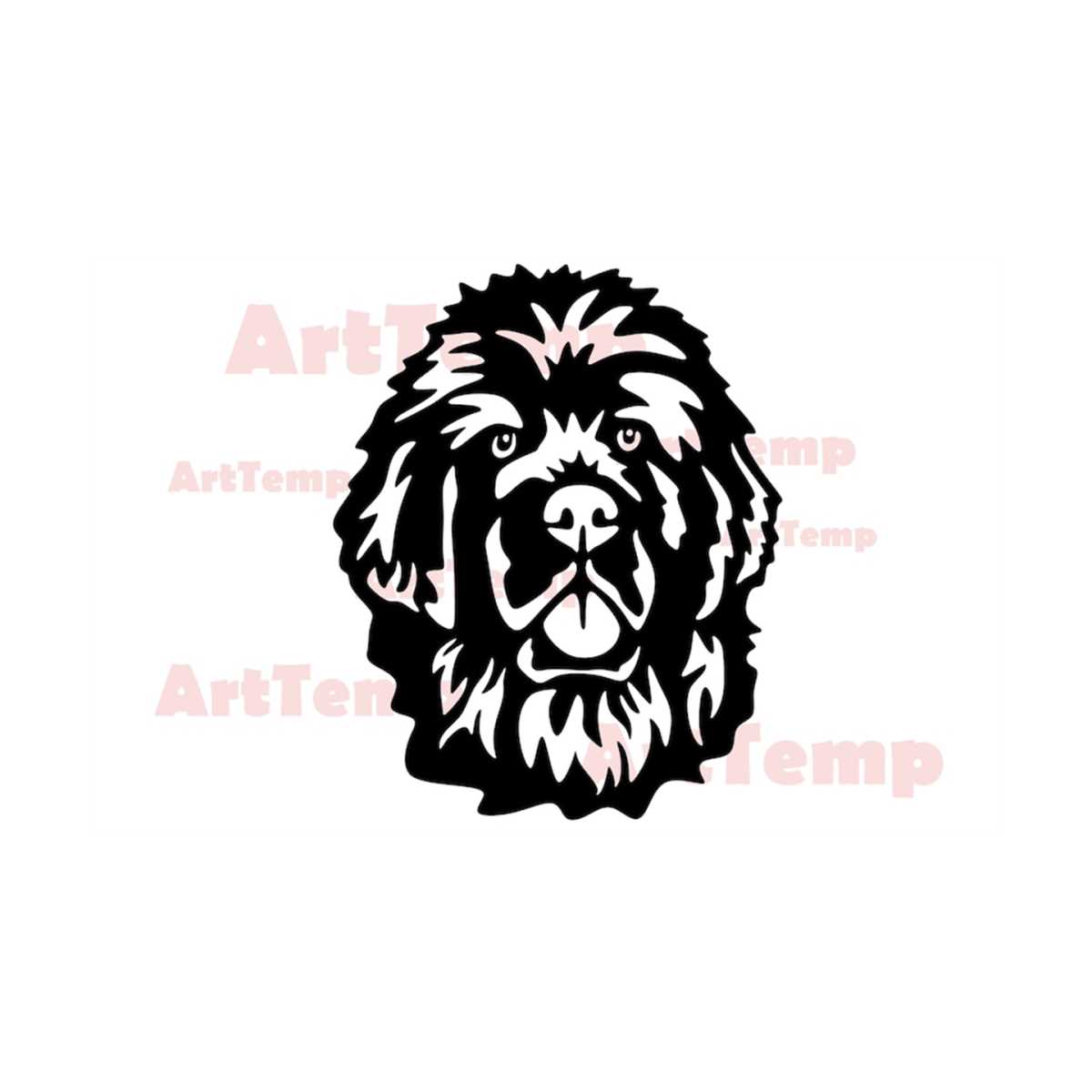 Newfoundland SVG, Dog dxf cut file, pet for cricut, dxf for - Inspire ...