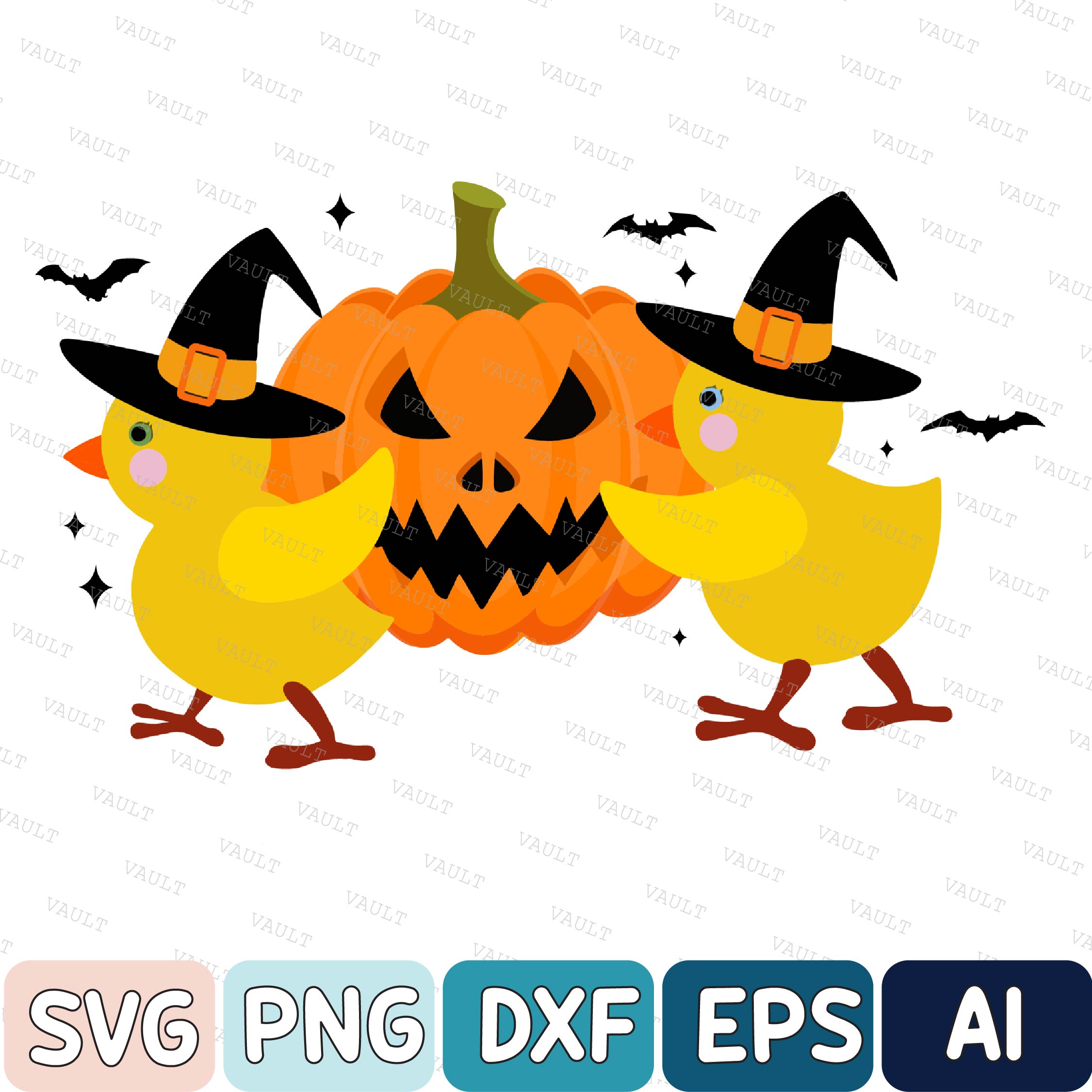 Halloween Chickens Svg, Ghost Chickens Svg, Funny Chicken Sv | Inspire ...