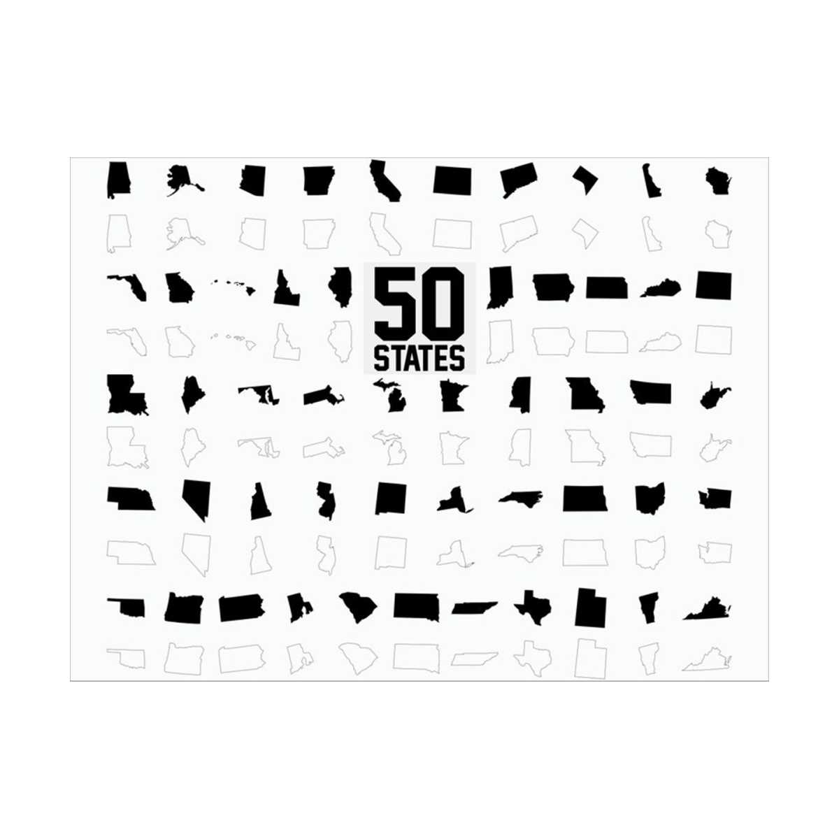 50 states clipart - Inspire Uplift