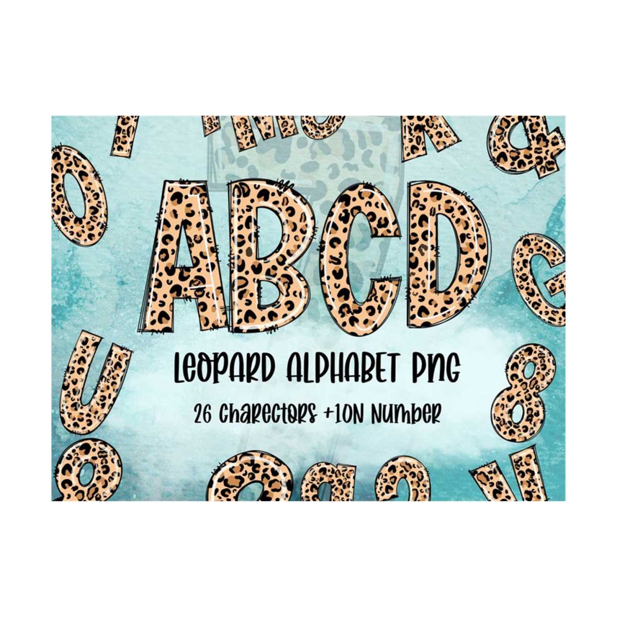 doodle letters, Cheetah alphabet png, Leopard Print Alphabet | Inspire ...