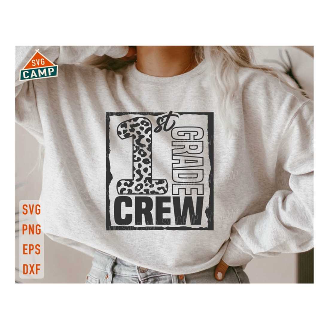 1st Grade Crew Svg, 1st Grade Squad Svg, First day of School | Inspire ...
