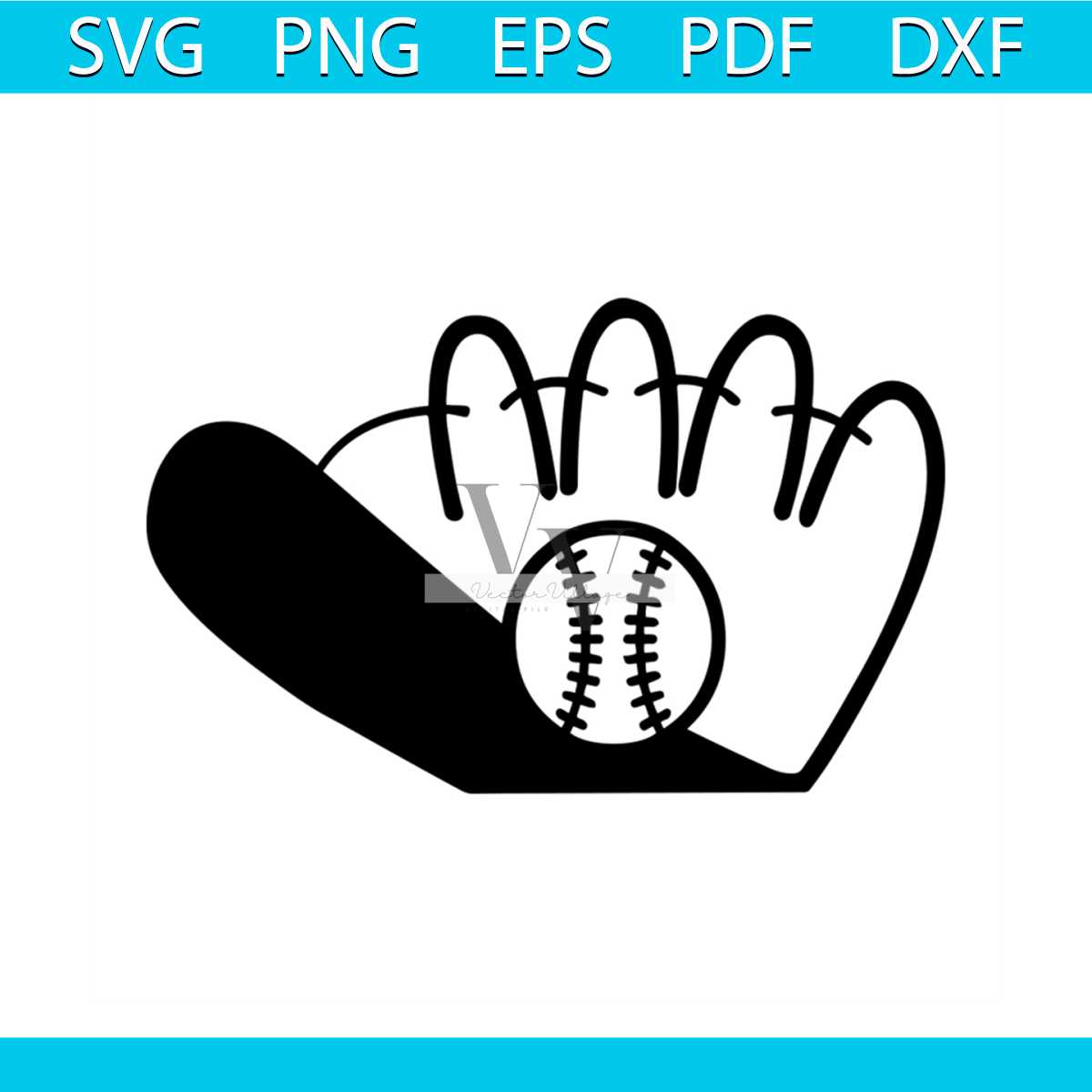 Baseball Glove Silhouette