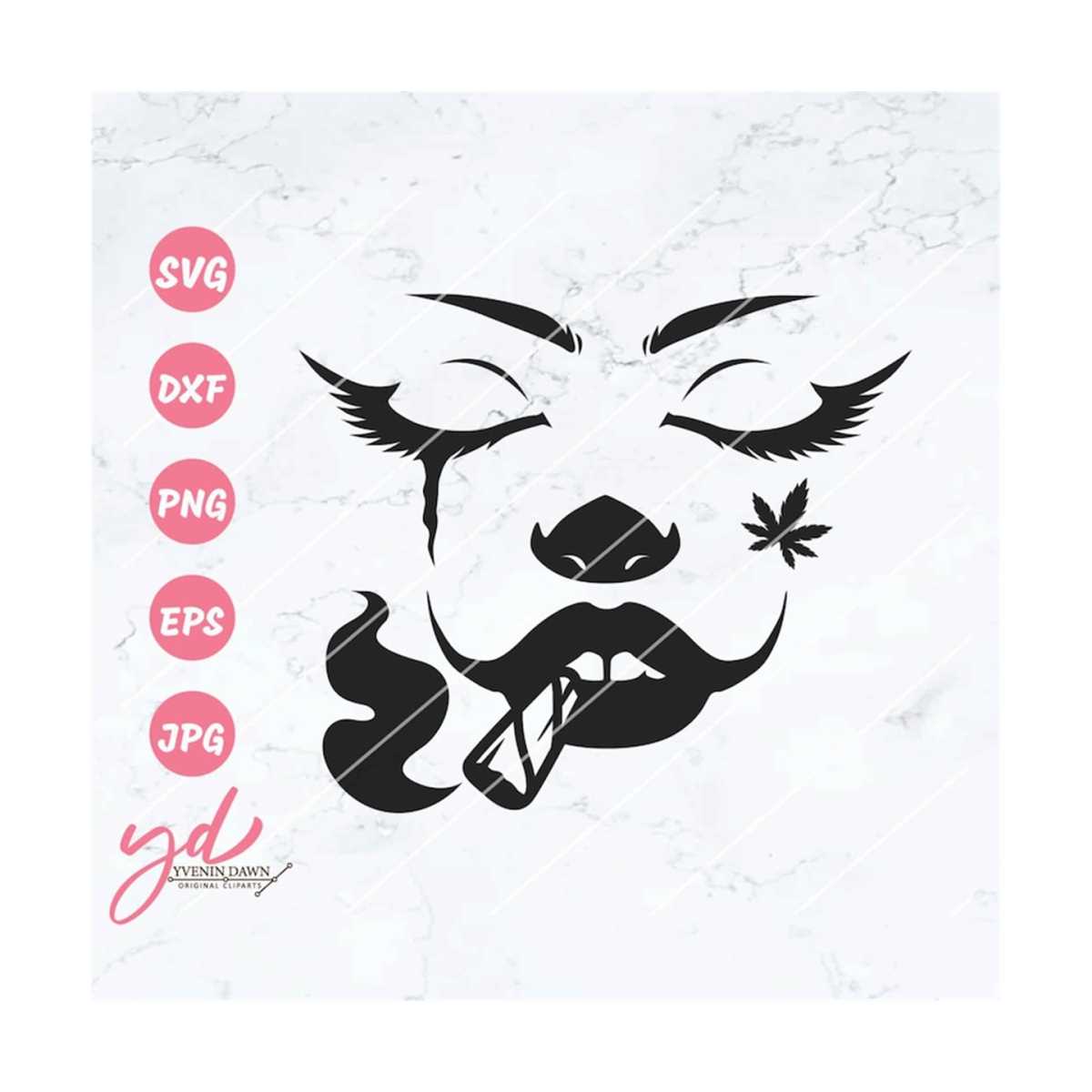 Clown Smoking Weed Svg Png | Smoking Clown Svg | Smoking Wee | Inspire ...