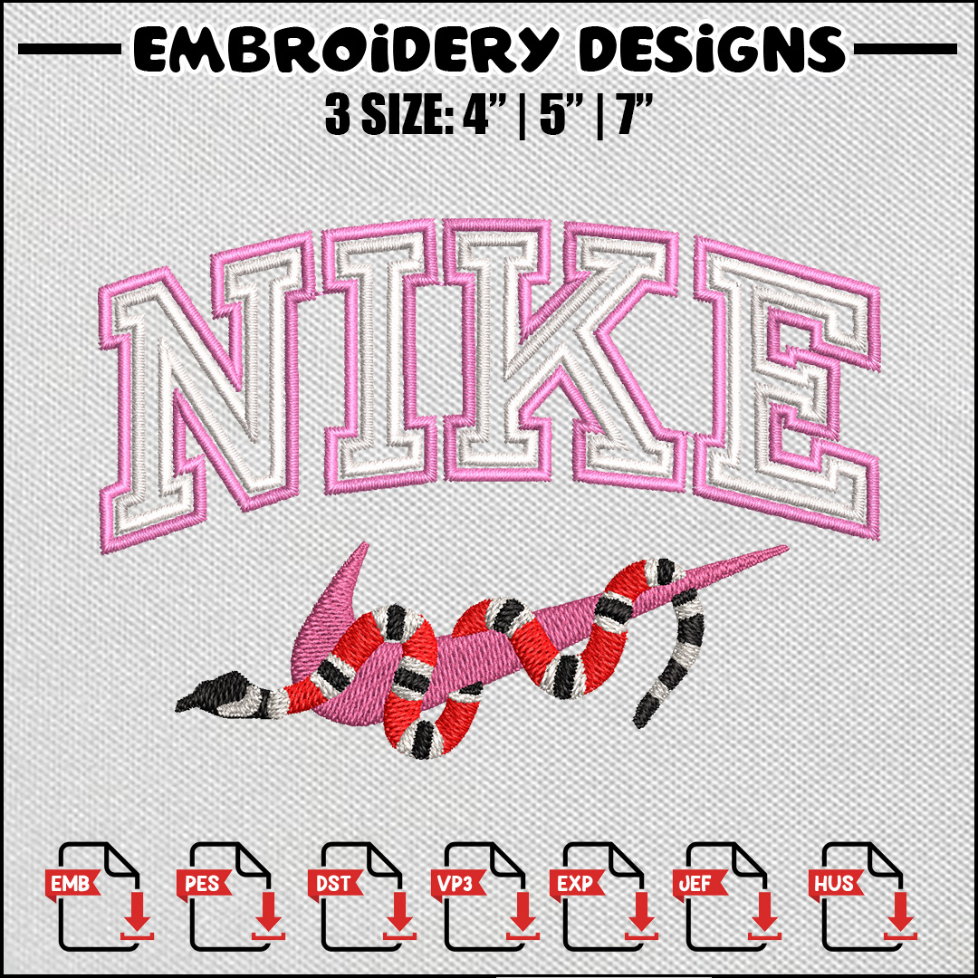 Nike snake embroidery design, Snake embroidery, Nike design, | Inspire ...
