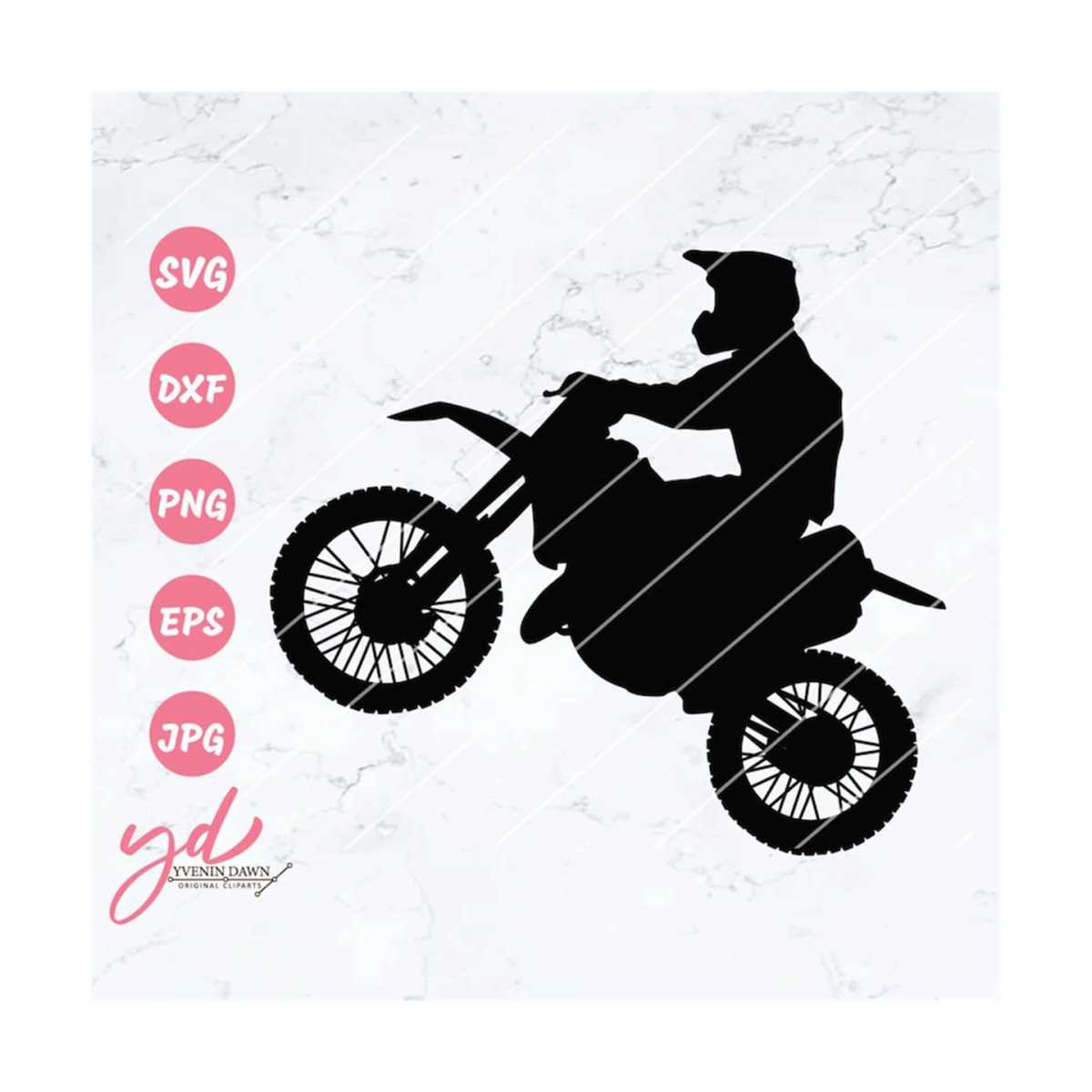 Motocross Svg | Motorcycle Svg | Dirt Bike Svg | Racing Svg | Inspire ...