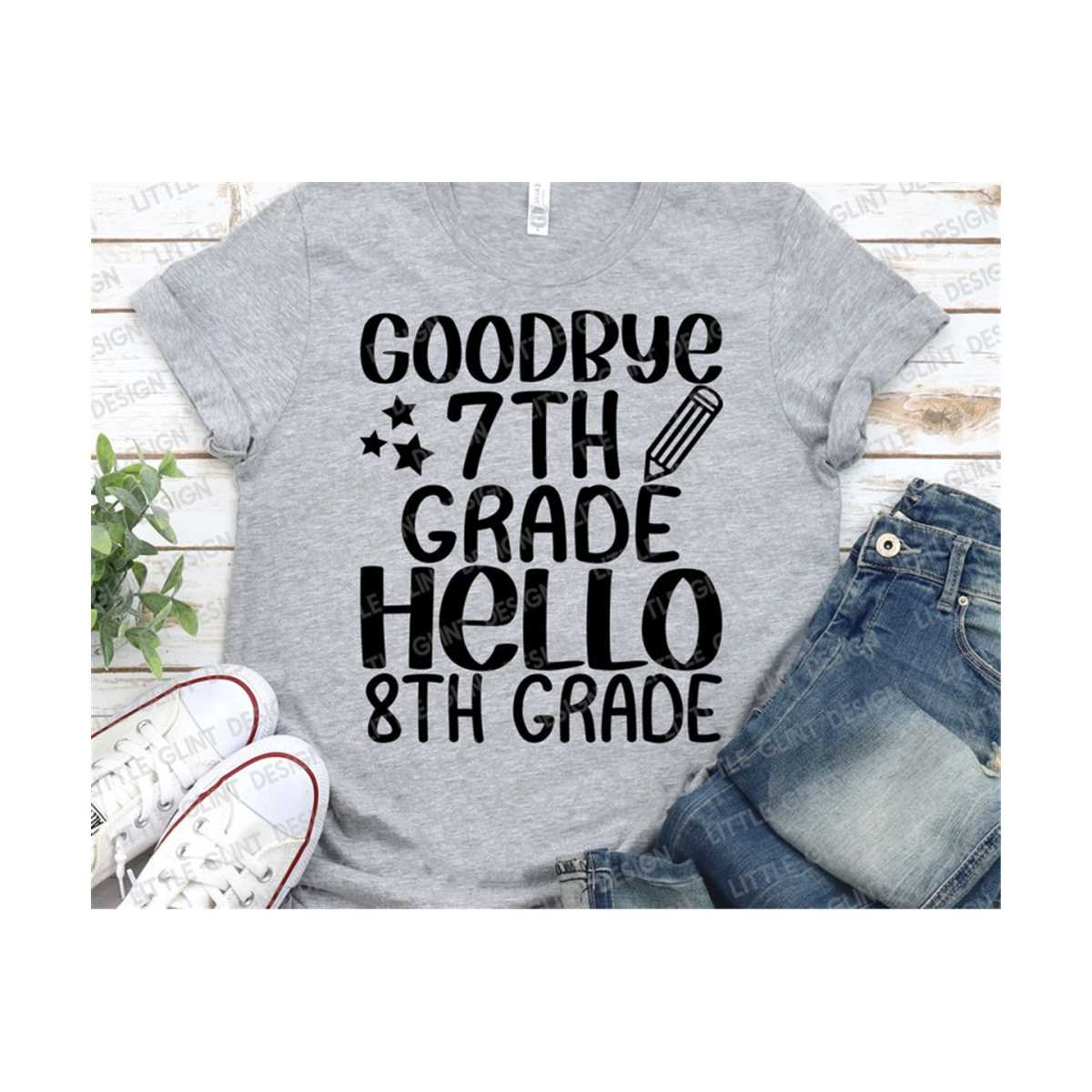 Goodbye 7th Grade Hello 8th Grade Svg, 7th grade Shirt, Shco | Inspire ...