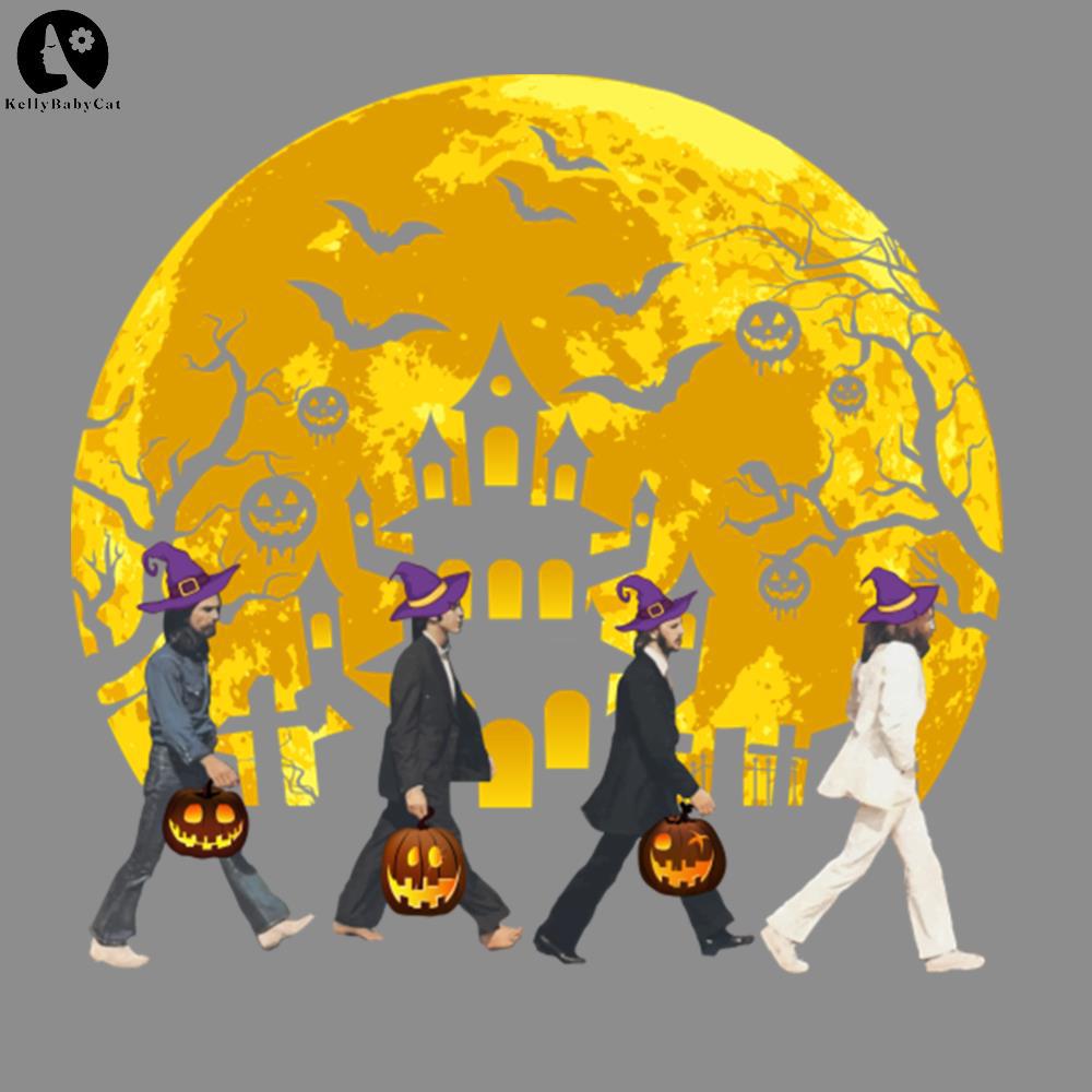 The Beatles Abbey Road Moon Pumpkins Halloween PNG Download | Inspire ...