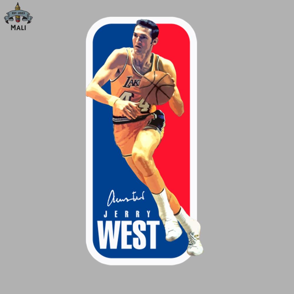 Jerry West the NBA Logo Sublimation PNG Download | Inspire Uplift