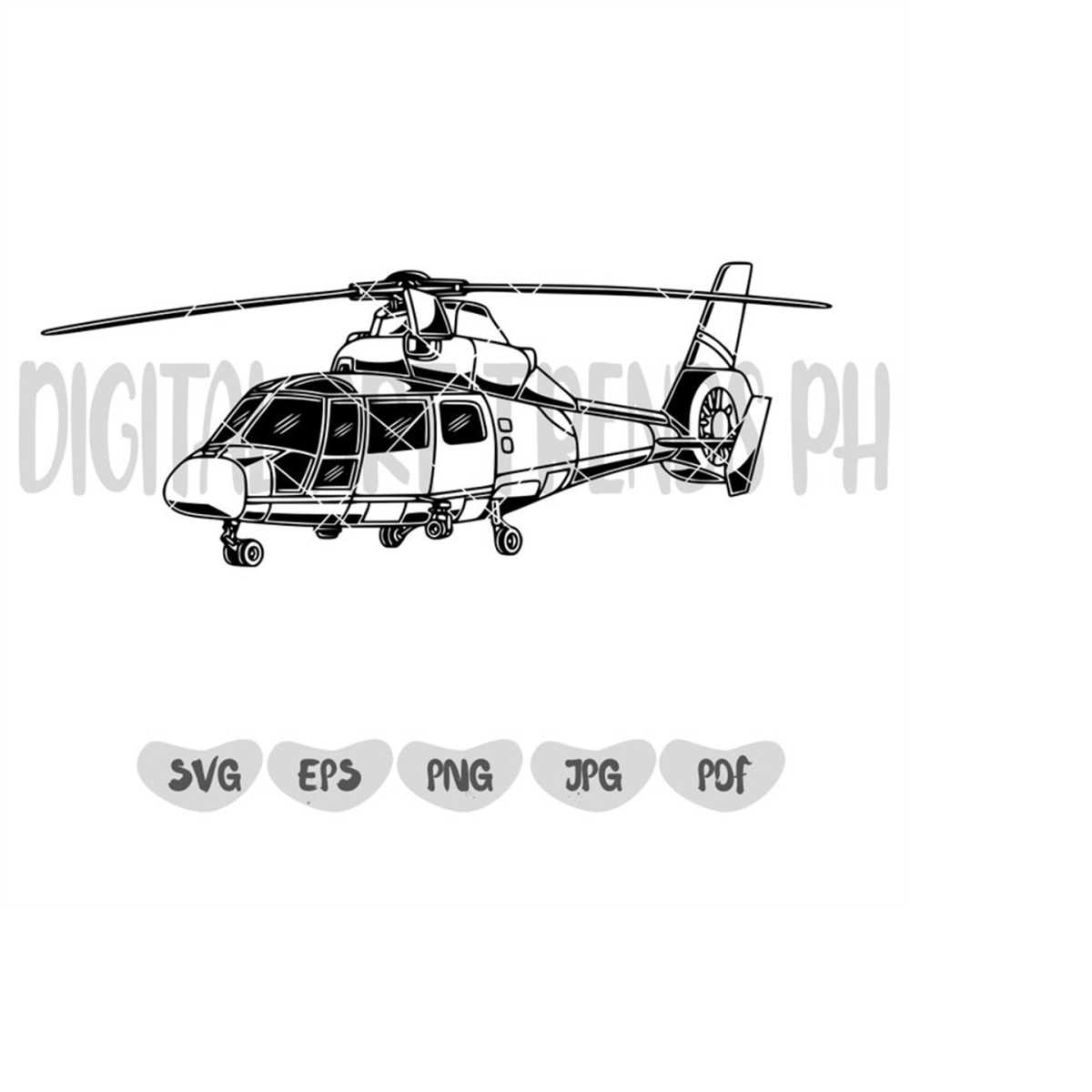 Helicopter SVG | Helicopter Svg | Chopper Svg | Helicopter C - Inspire ...