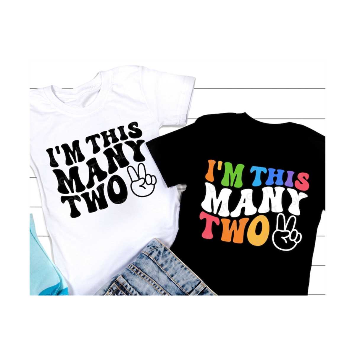 I'm this many 2 SVG PNG, Second Birthday Svg, 2nd Birthday S | Inspire ...