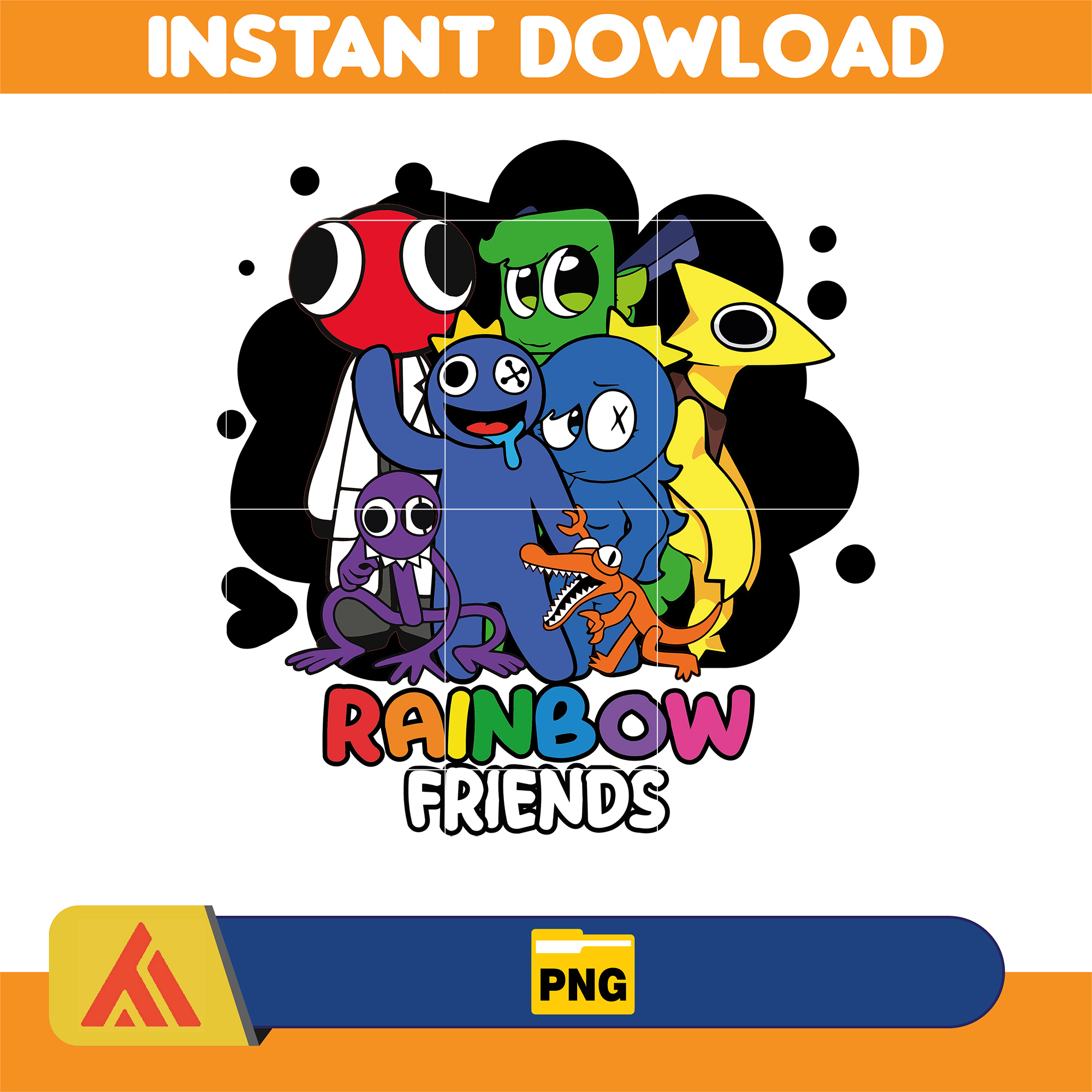 rainbow friends Clipart PNG, Blue PNG, Rainbow friends png, - Inspire ...