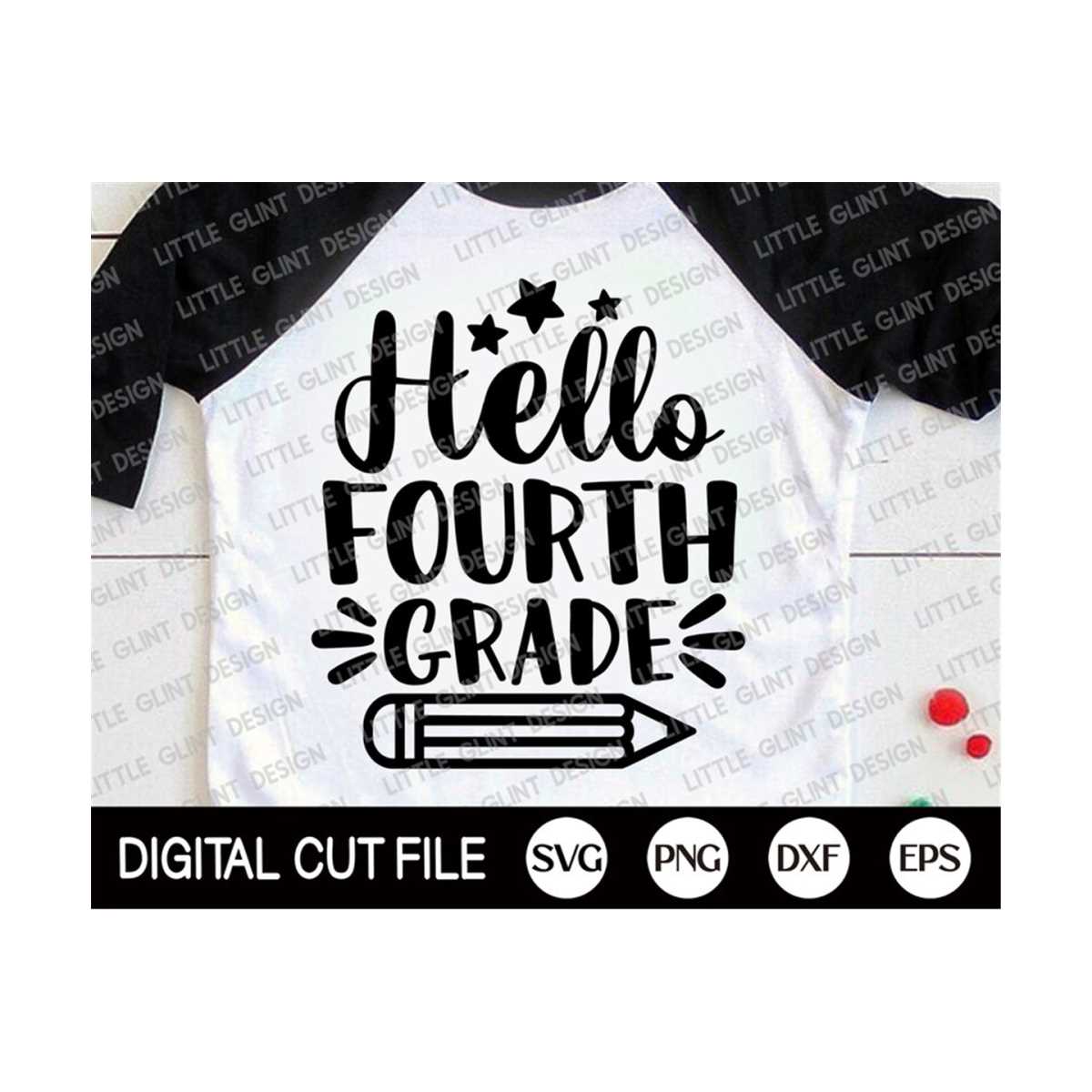 Hello Fourth Grade Svg, 4th Grade Shirt, 1st Day of School, | Inspire ...