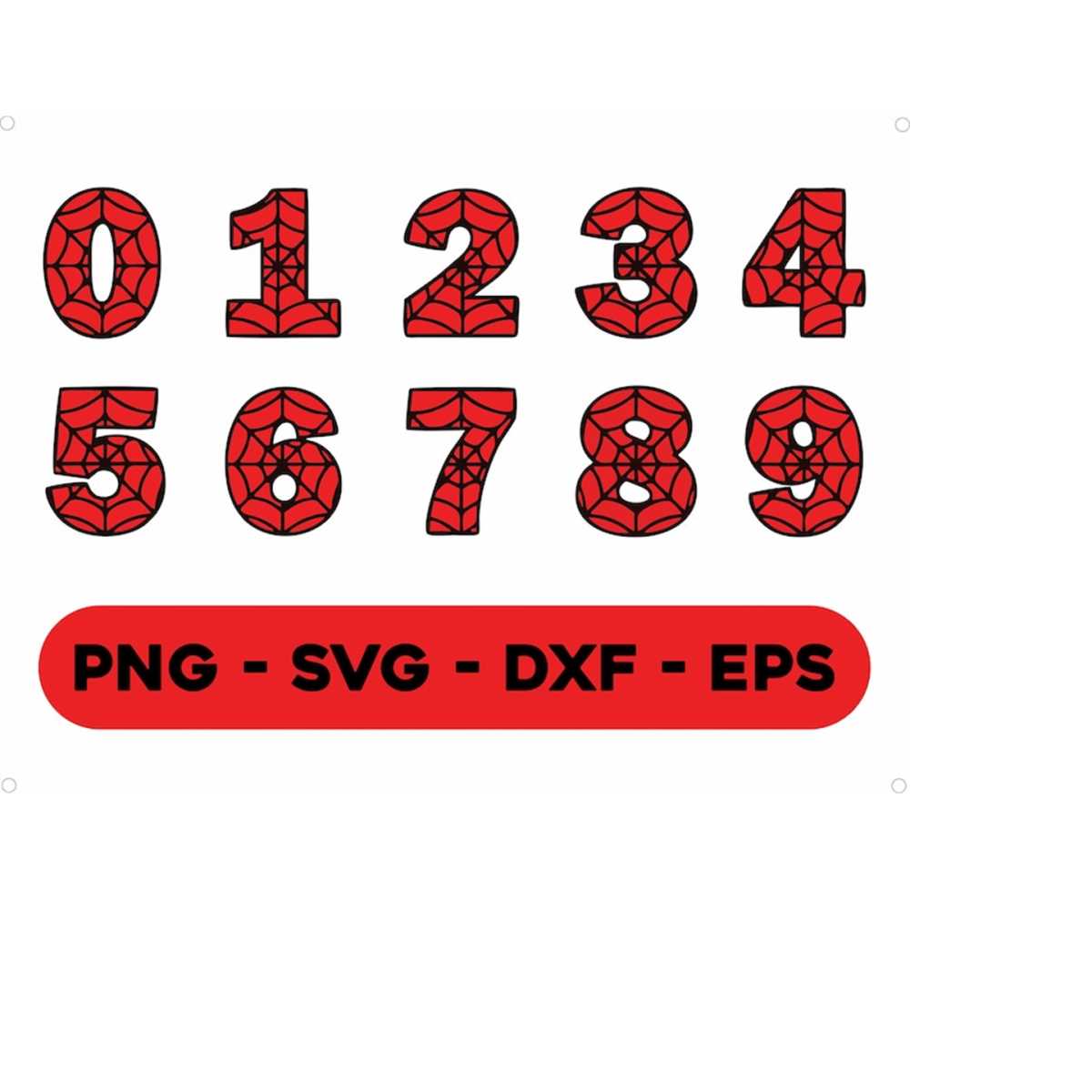 Number Svg, Number Clipart, Number cut file for Cricut, Numb | Inspire ...