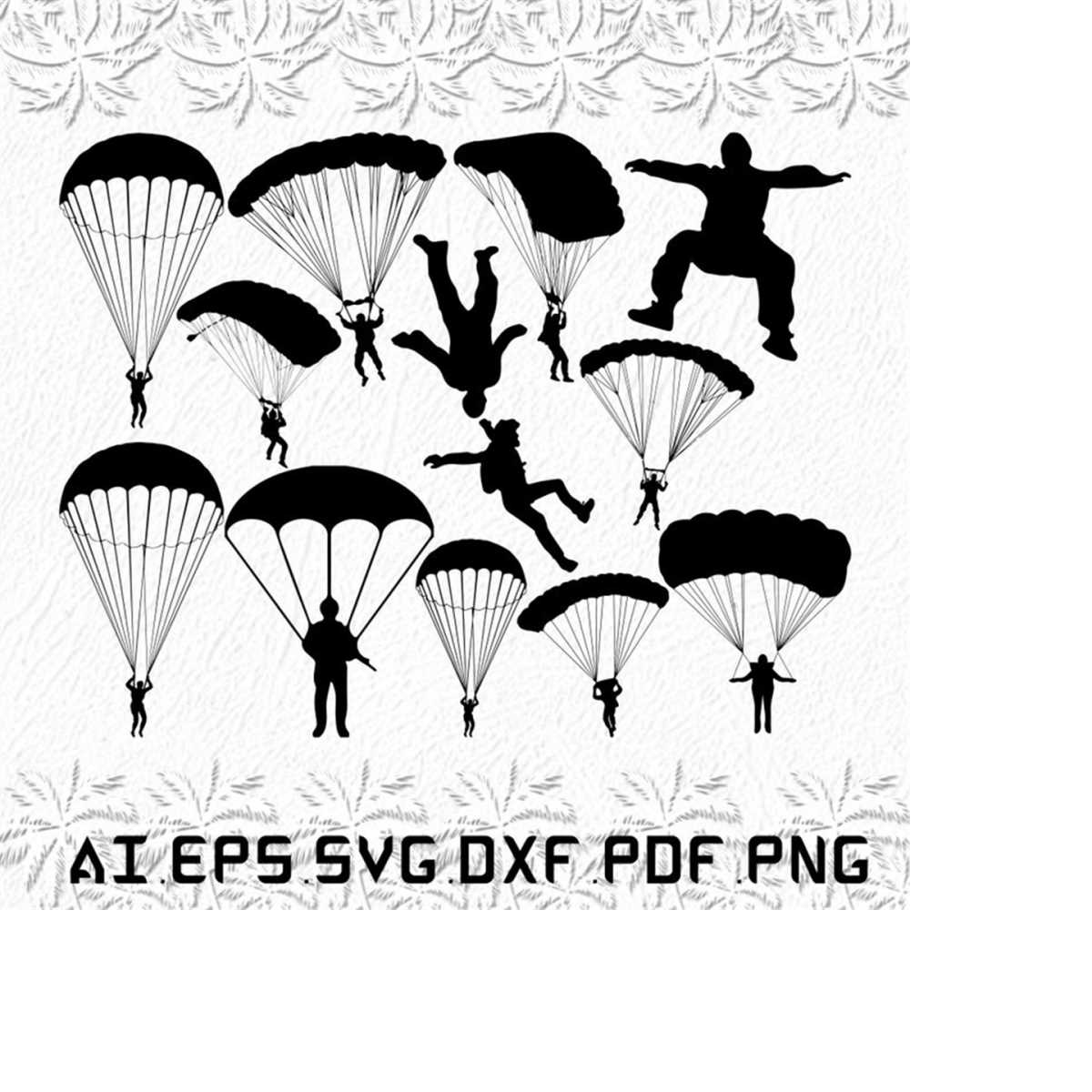 paratrooper svg - Inspire Uplift