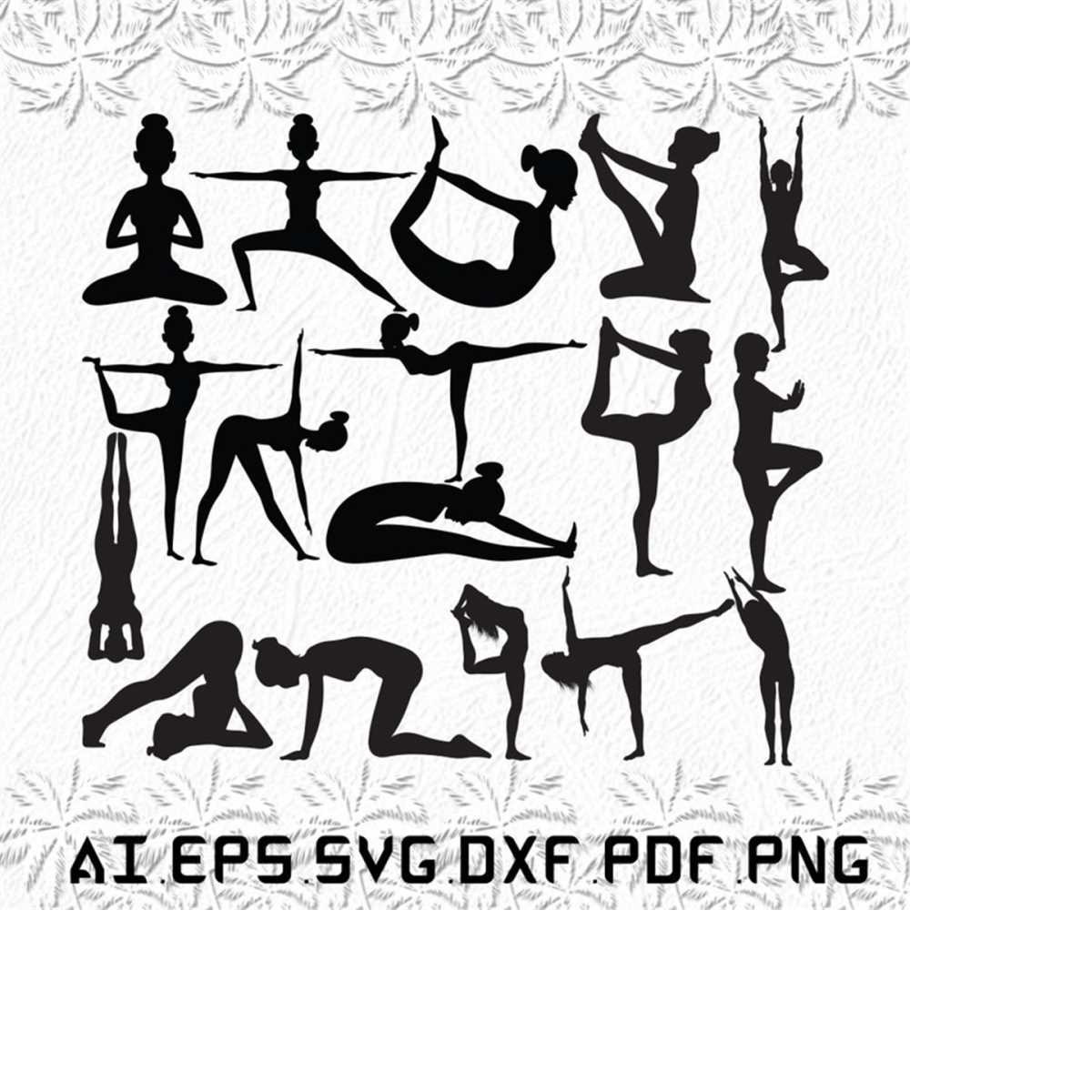Pilates svg, Pilate svg, man svg, woman, yoga, SVG, ai, pdf, | Inspire ...