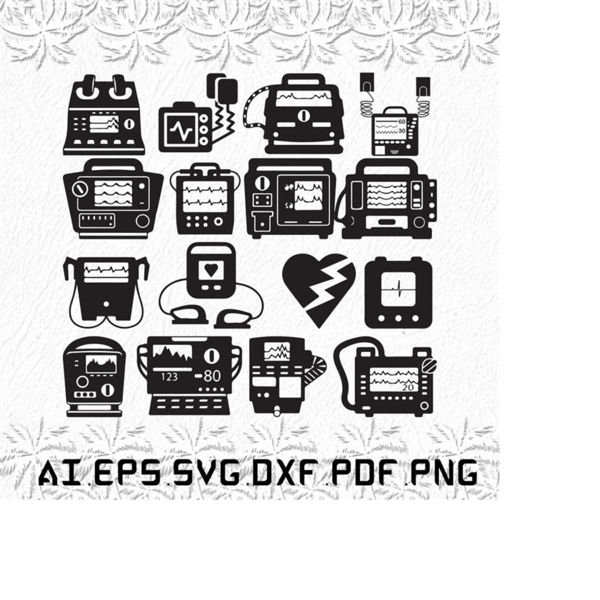 Defibrillator Machine svg, Defibrillator Machines svg, Defib | Inspire ...