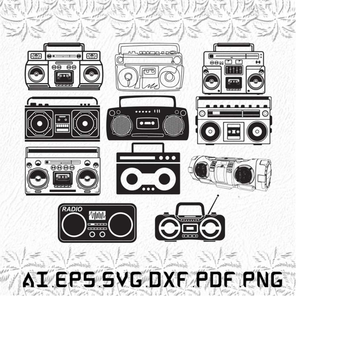 Radio Boombox svg, Radio Boombox's svg, Love svg, Hand, Radi | Inspire ...