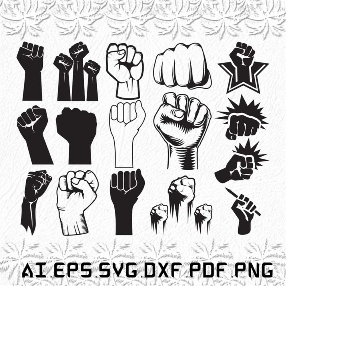 Fist svg, Fists svg, Pride svg, Punch, Hit, SVG, ai, pdf, ep - Inspire ...