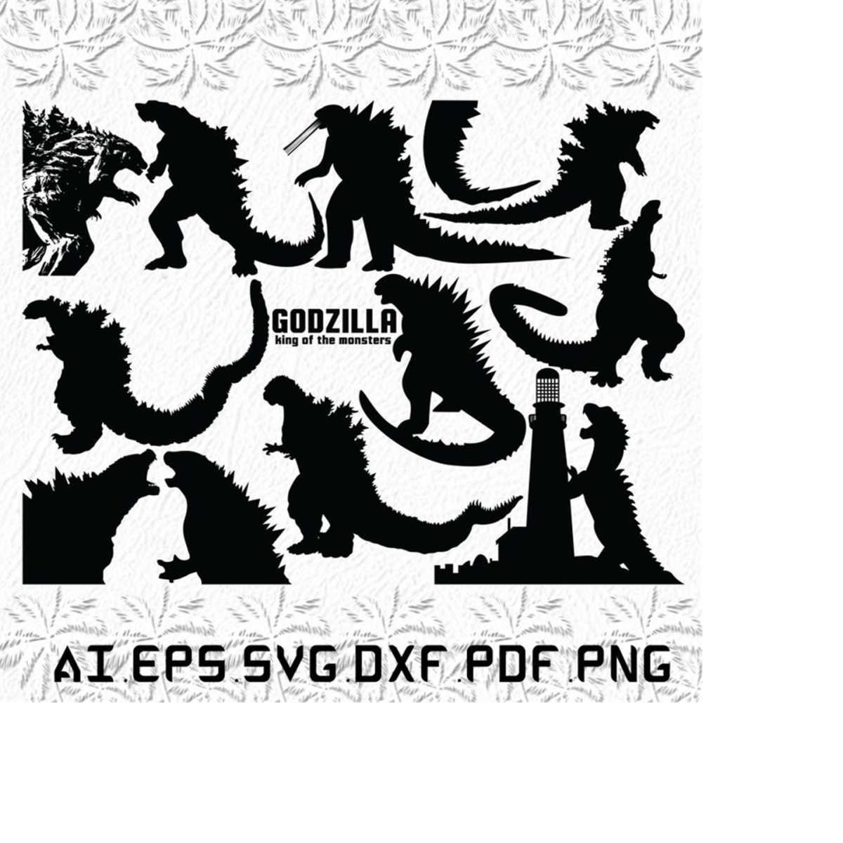 godzilla svg, monster svg, kong svg, dinosaur, godzilla walk | Inspire ...