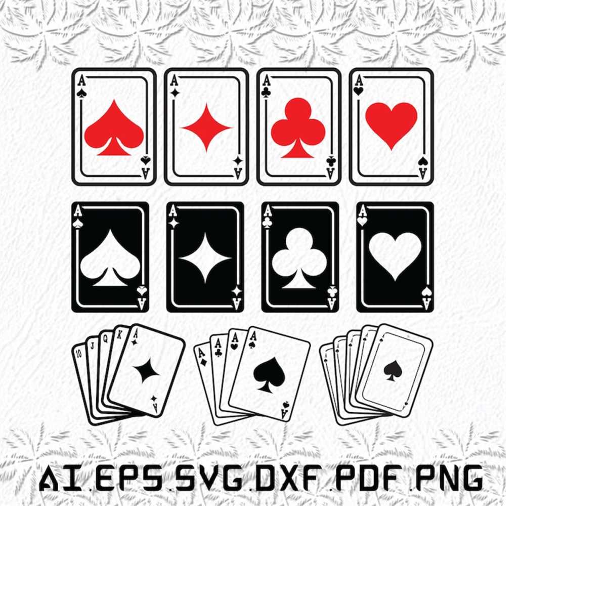 Playing Cards svg, poker svg, Spade Playing Card svg, Gambli - Inspire ...