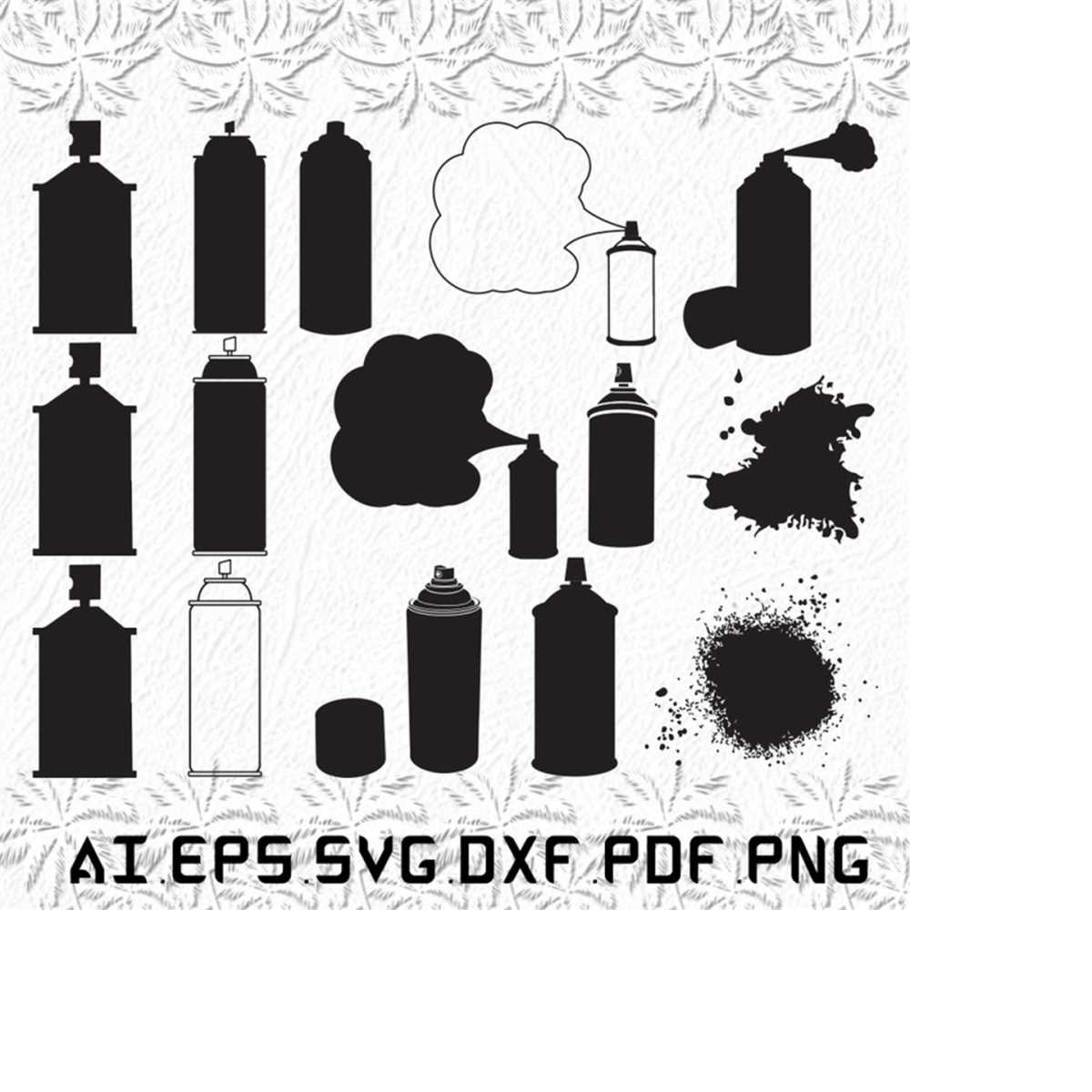 Spray Paint svg, Spray Paints svg, Spray svg, Paints, Paint, | Inspire ...