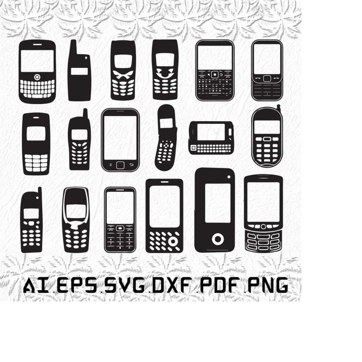 Button Phone svg, Button Phones svg, Button svg, Phone, Mobi | Inspire ...