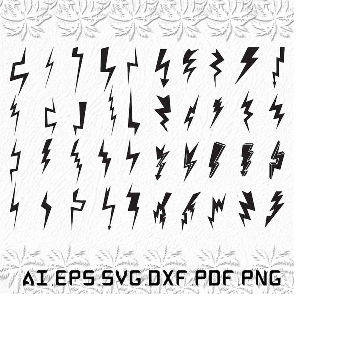 Lightning Bolt svg, Lightning Bolts svg, Lightning svg, Bolt | Inspire ...