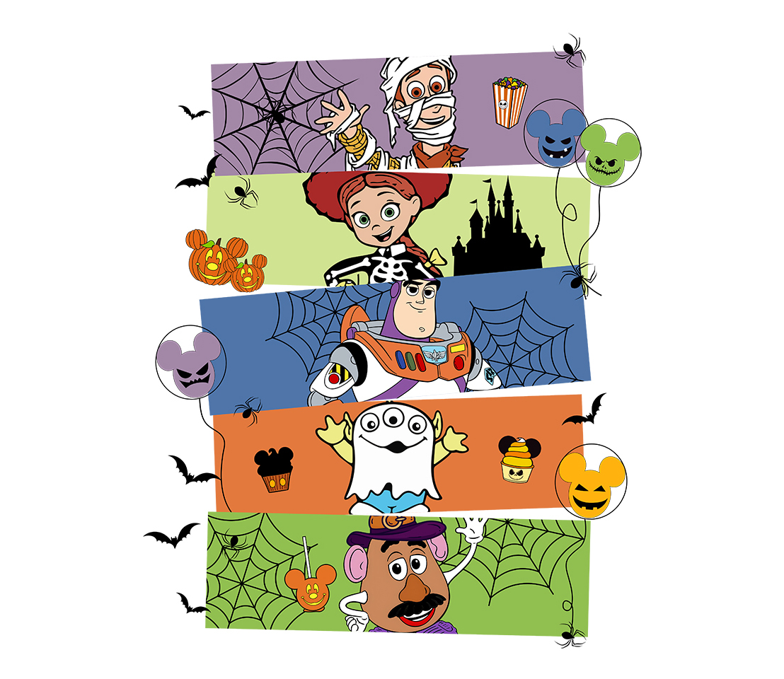 Halloween Toy Story Png, Trick Or Treat Png, Spooky Vibes Pn | Inspire ...