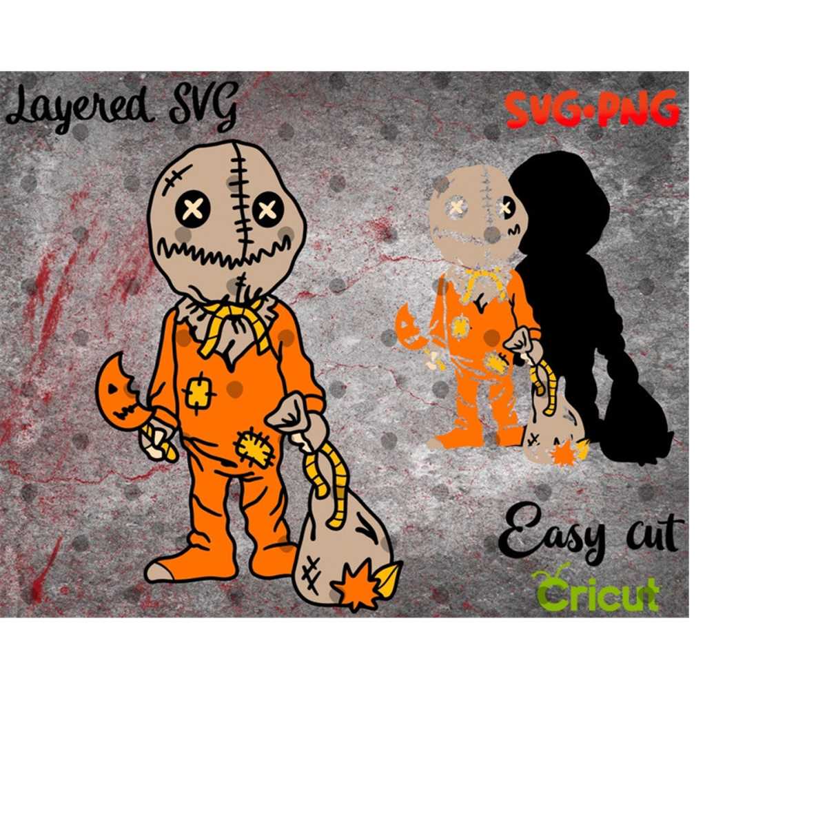 Trick r Treat Sam Layered SVG for Cricut, Horror Svg, Vinyl | Inspire ...