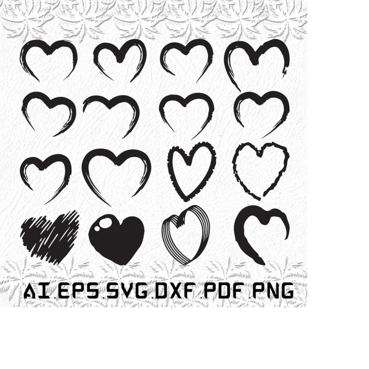Paint Heart svg, Paint Hearts svg, Paint svg, Heart, Hearts, | Inspire ...