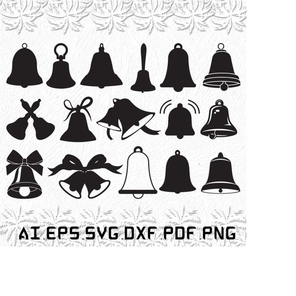 Bells svg, Bell svg, Funny svg, Ring, Cute, SVG, ai, pdf, ep - Inspire Uplift