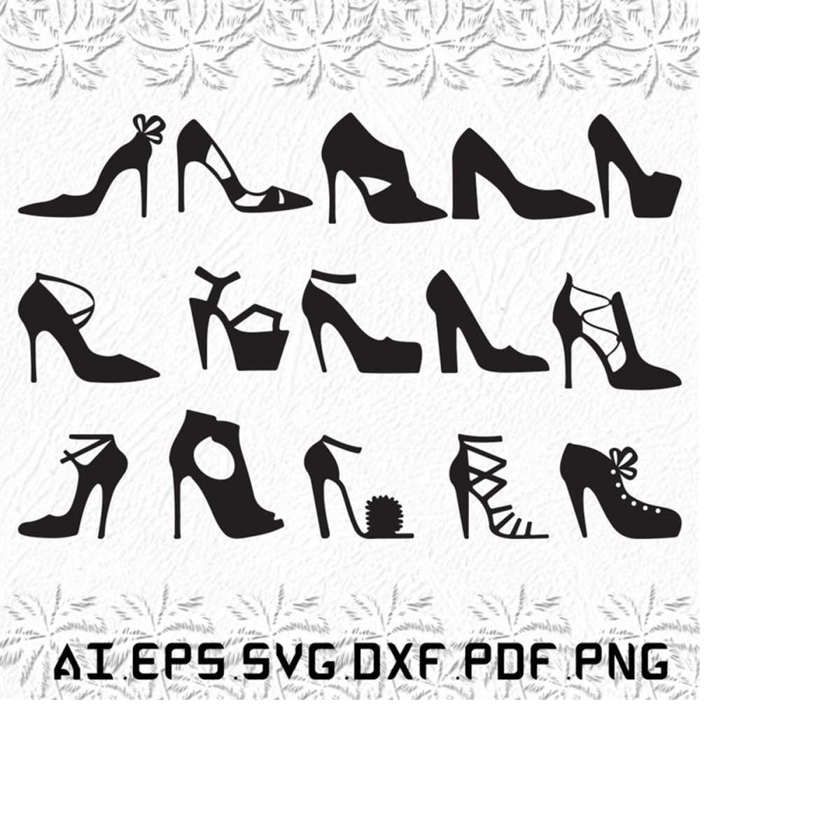Heel Shoes Women svg, Heel Shoes Womens svg, Heel Shoes svg, | Inspire ...